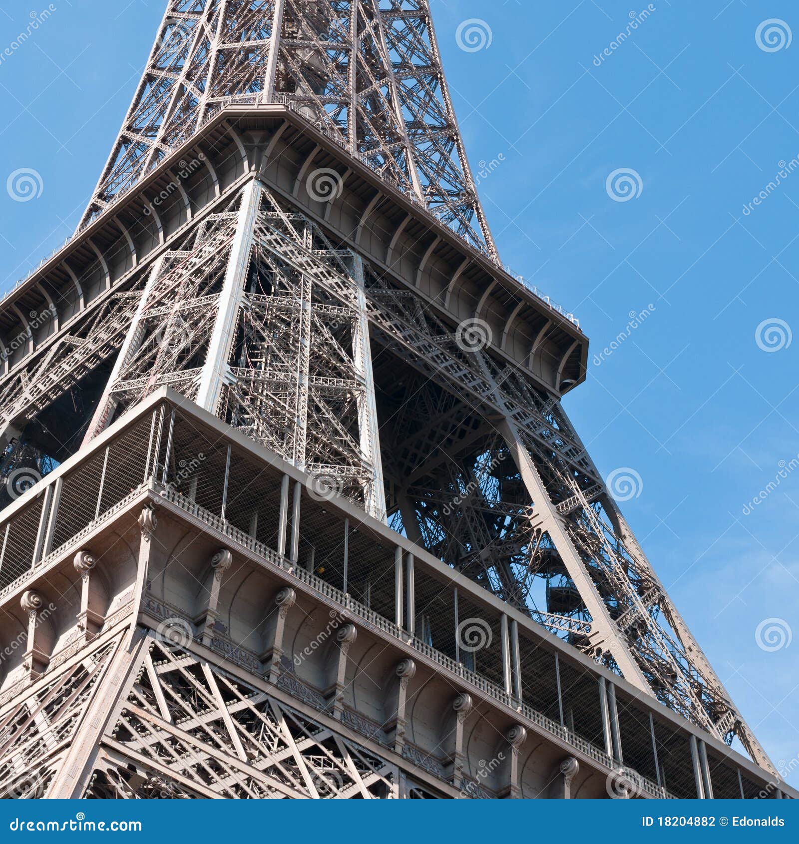 Eiffel Tower, Paris stock photo. Image of blue, gray - 18204882