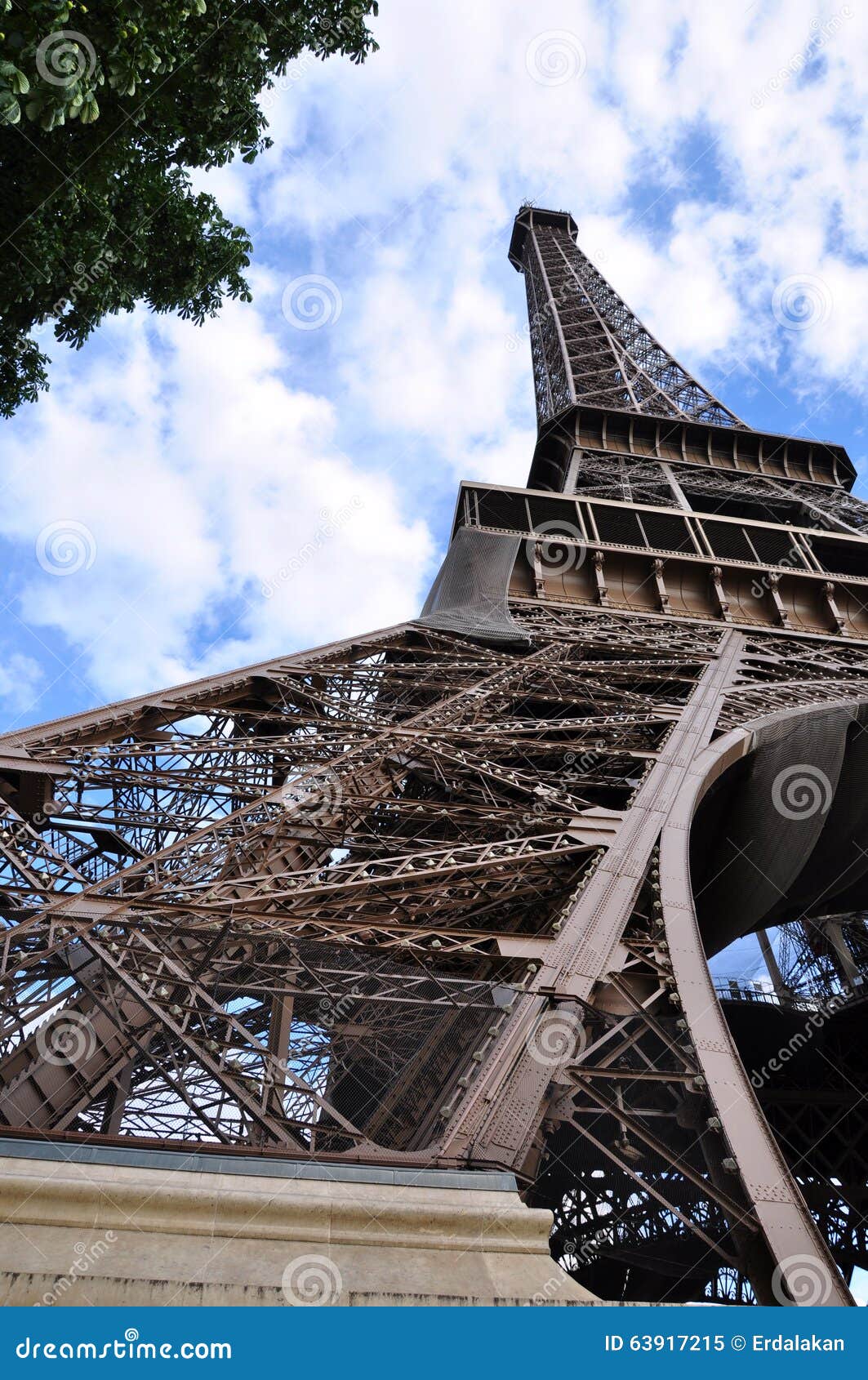The Eiffel Tower, Paris stock image. Image of france - 63917215