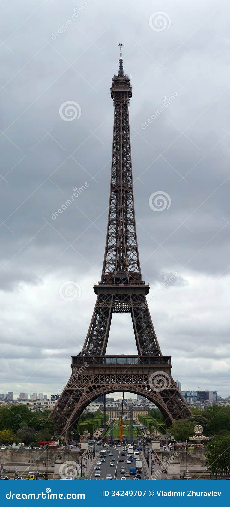 Eiffel Tower in Paris, . stock image. Image of famous - 34249707