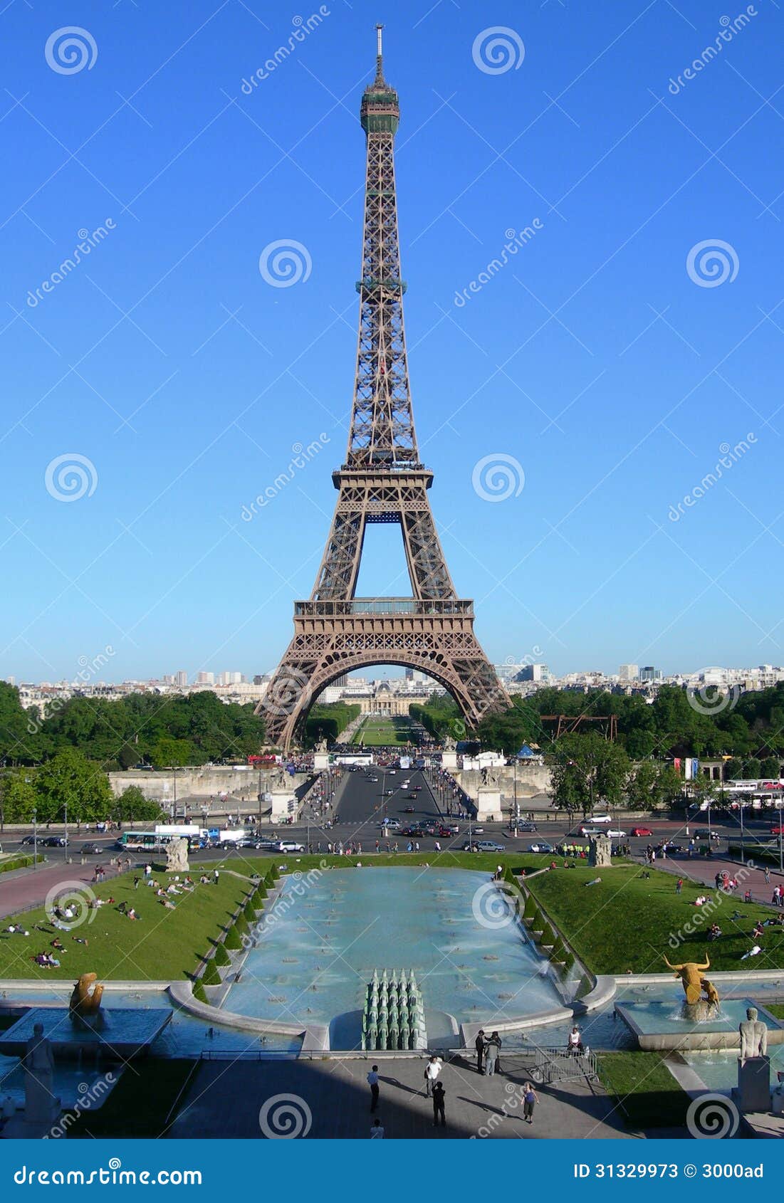 Eiffel Tower in Paris, France Stock Image - Image of sightseeing ...