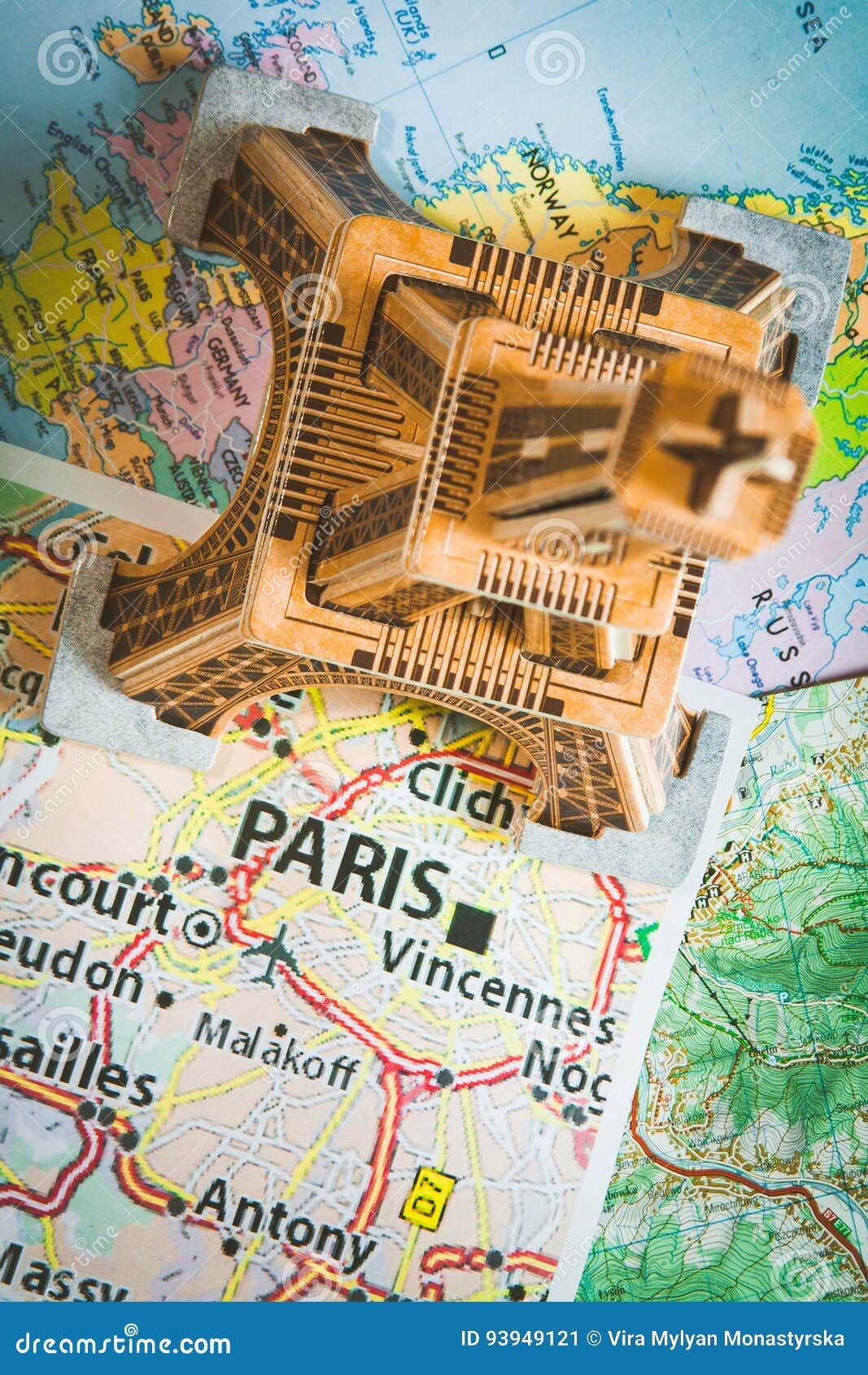 Eiffel Tower on the Paris Map Stock Image - Image of french, europe ... Eiffel Tower on the Paris Map Stock Image - Image of french, europe ...