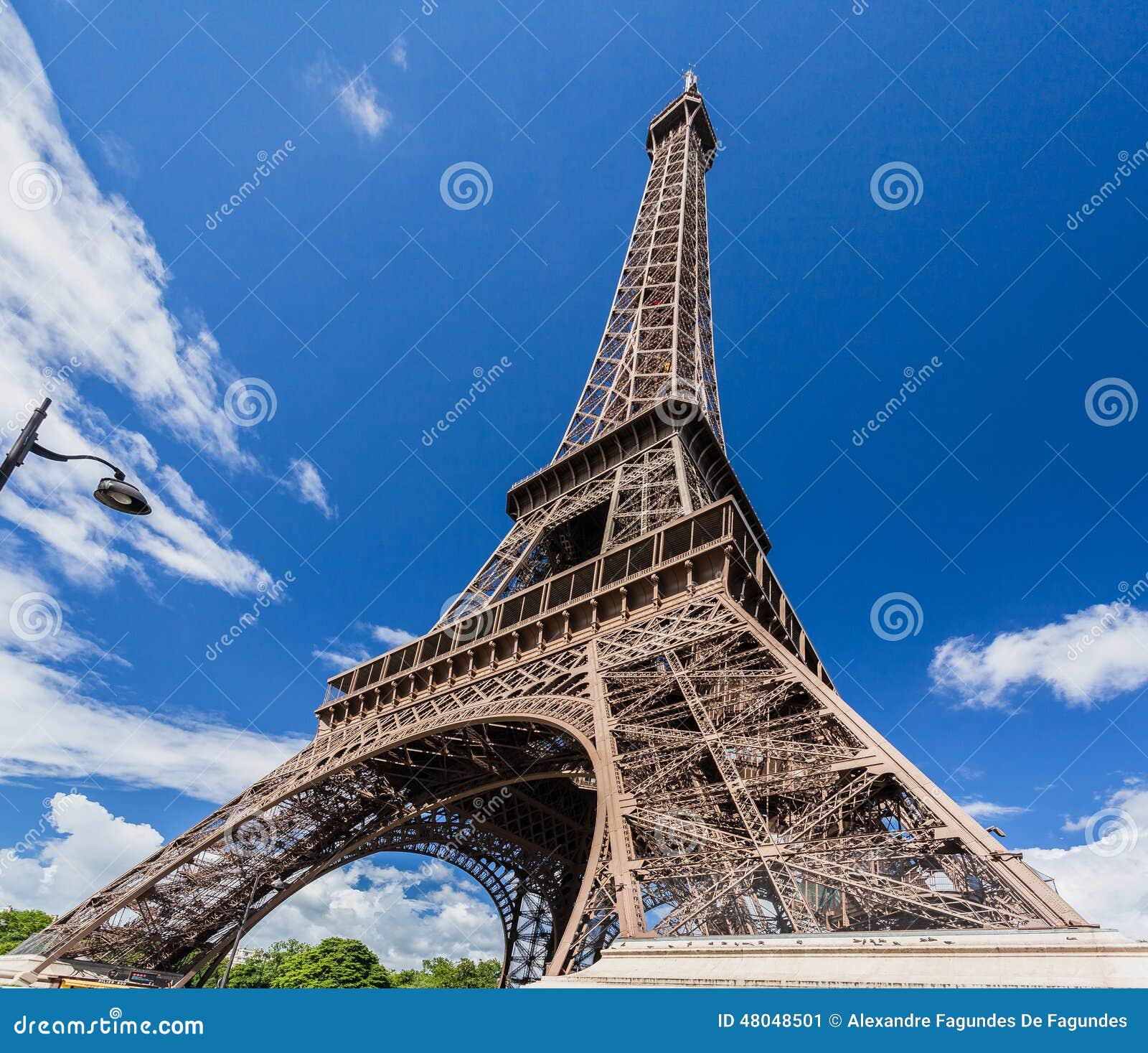 The Eiffel Tower Paris stock image. Image of arch, tower - 48048501