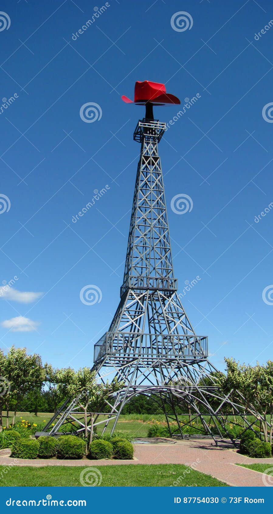 Eiffel Tower Paris Texas stock photo. Image of center - 87754030