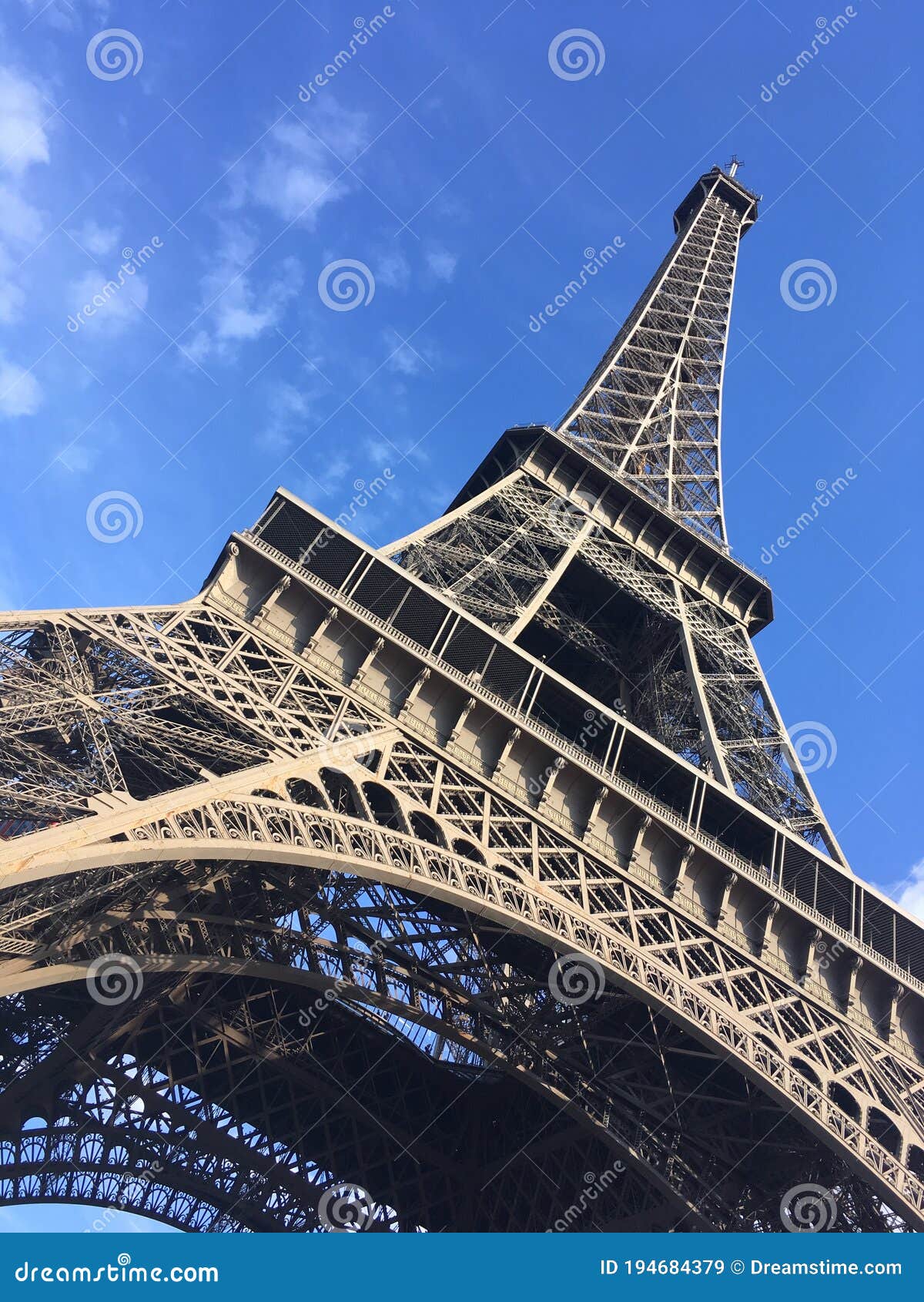 The Eiffel Tower stock image. Image of summer, perfect - 194684379