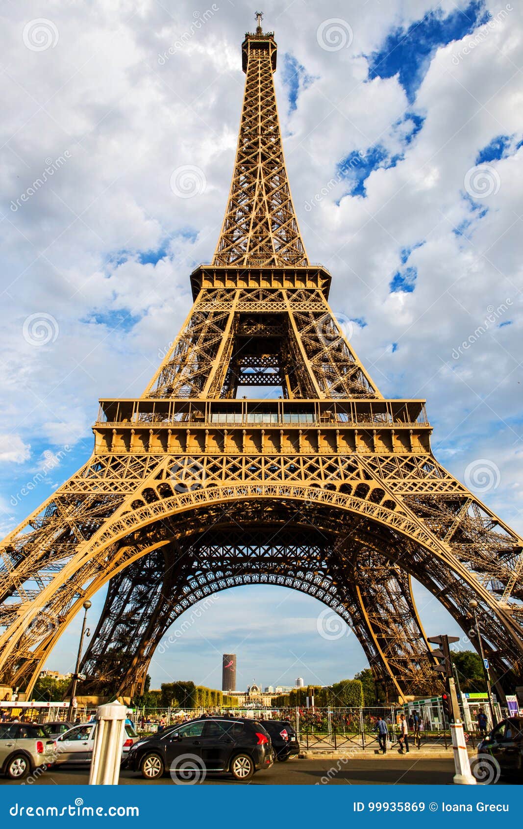 The Eiffel Tower Structure, Paris Editorial Stock Image - Image of ...