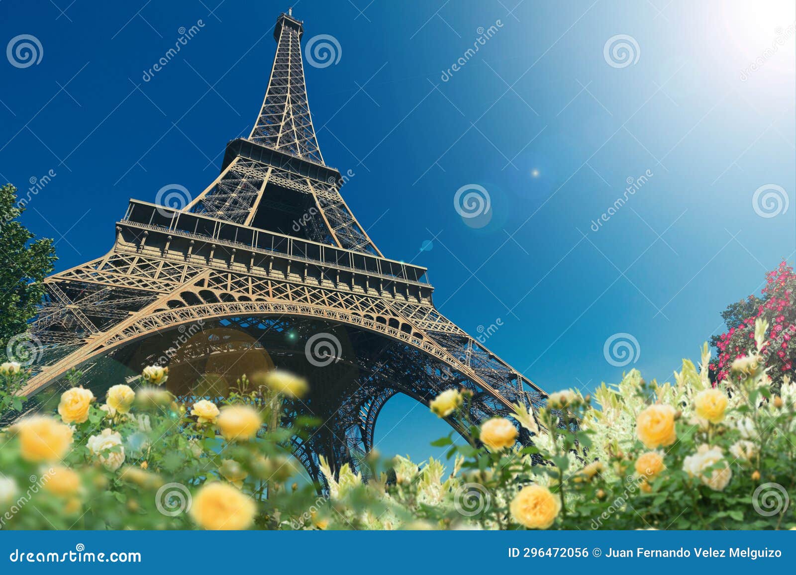 Paris in Spring Time stock photo. Image of europe, large - 296472056