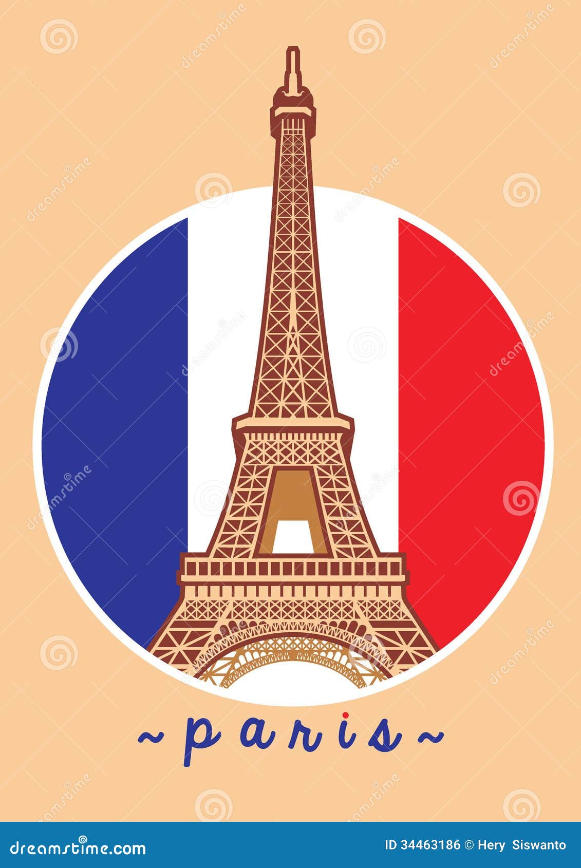 Eiffel tower stock vector. Illustration of trip, vacation - 34463186 Eiffel tower stock vector. Illustration of trip, vacation - 34463186