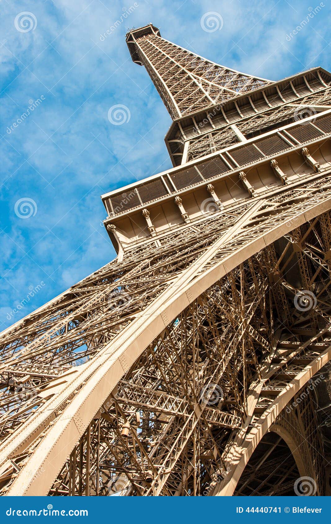 Eiffel Tower, View from Below Stock Image - Image of rasta, artist ...