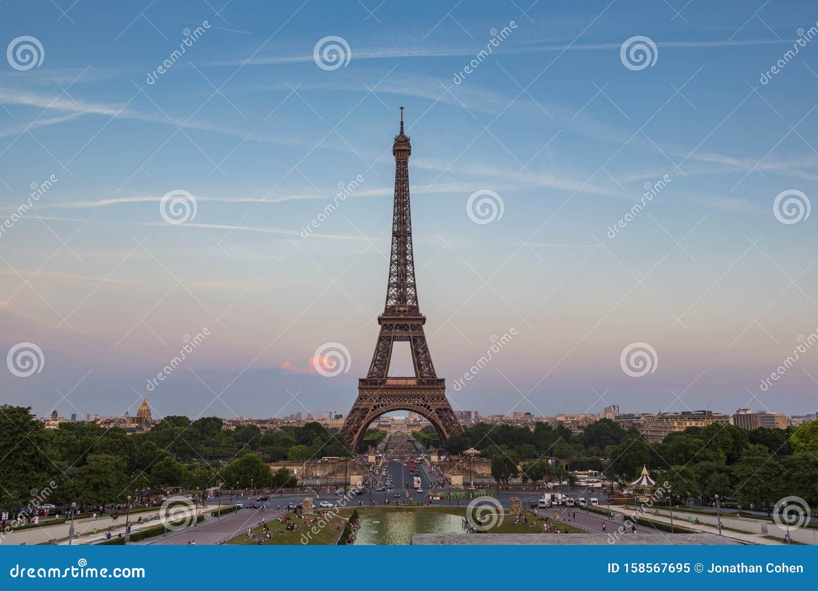 Eiffel Tower, a Wrought-iron Lattice Tower on the Champ De Mars in ... Eiffel Tower, a Wrought-iron Lattice Tower on the Champ De Mars in ...