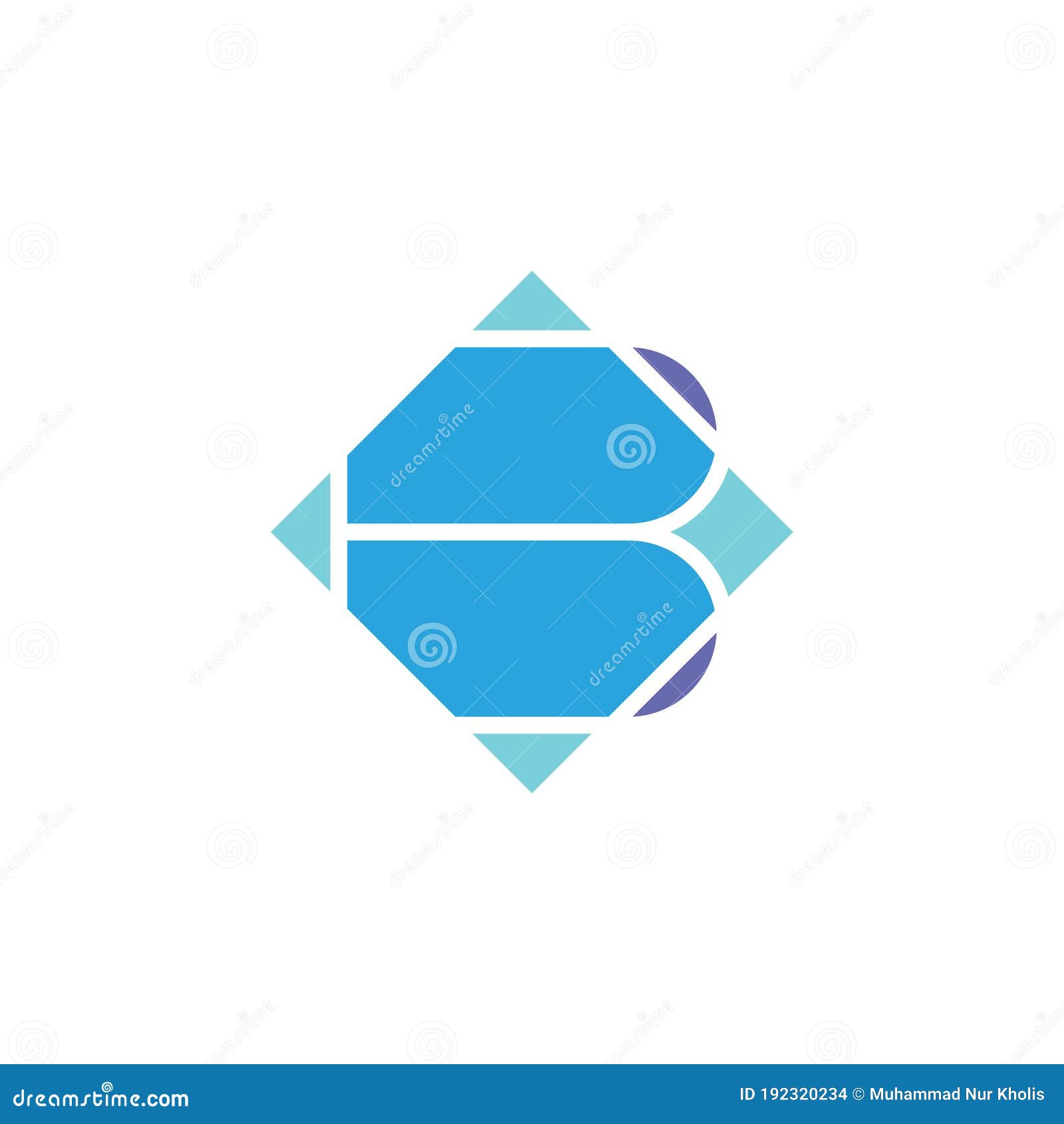 Eiffel Wind Logo Design Vector IllustrationInitial B Letter With ...