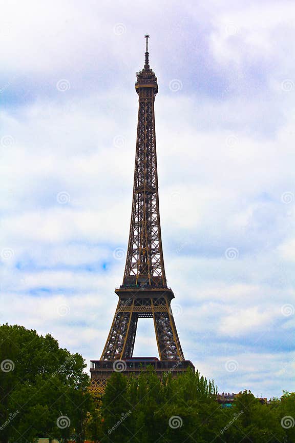 Eiffle tower stock photo. Image of greenary, eiffel, awesum - 92307776