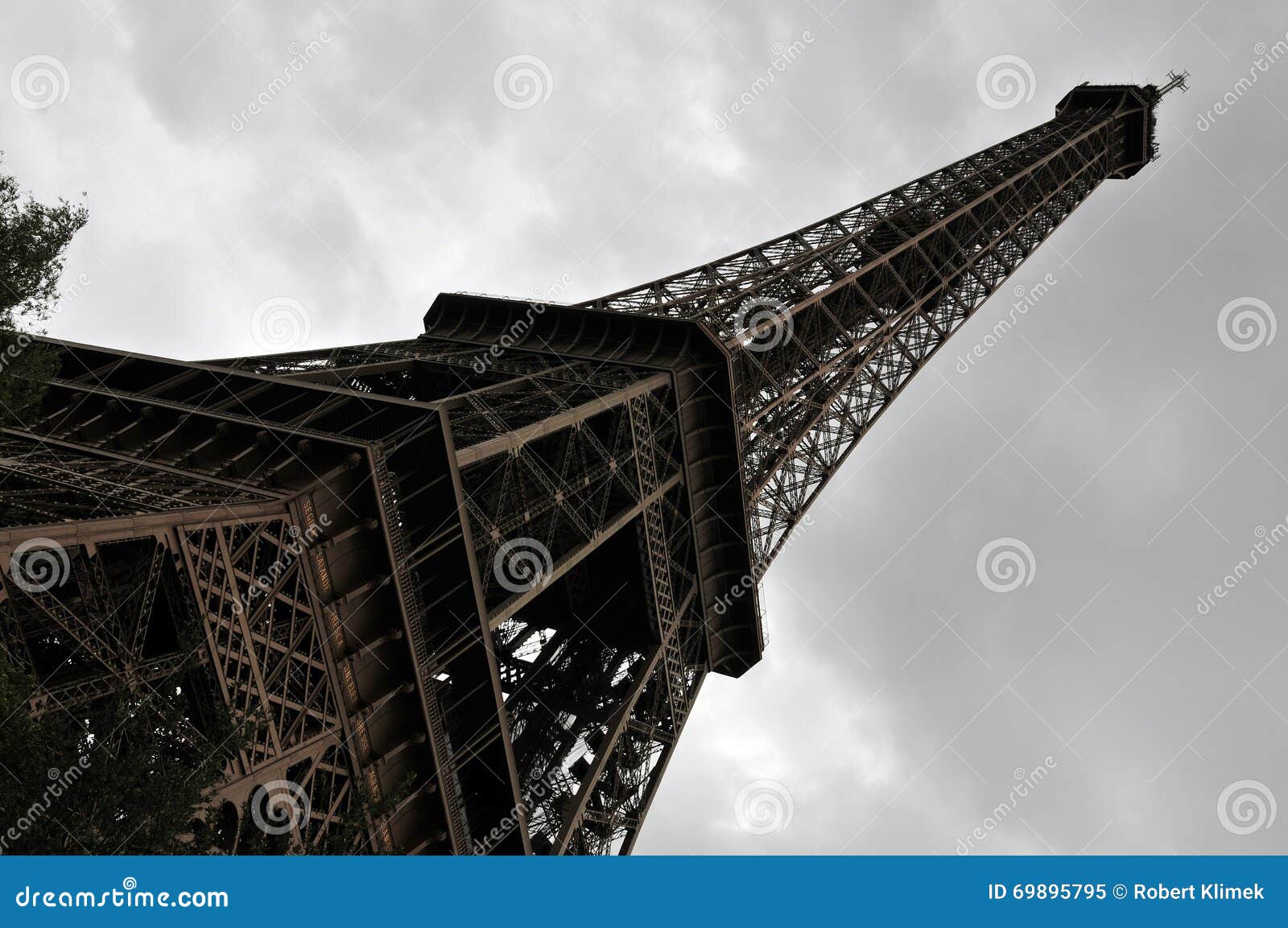 Eifle tower stock image. Image of view, tower, capital - 69895795