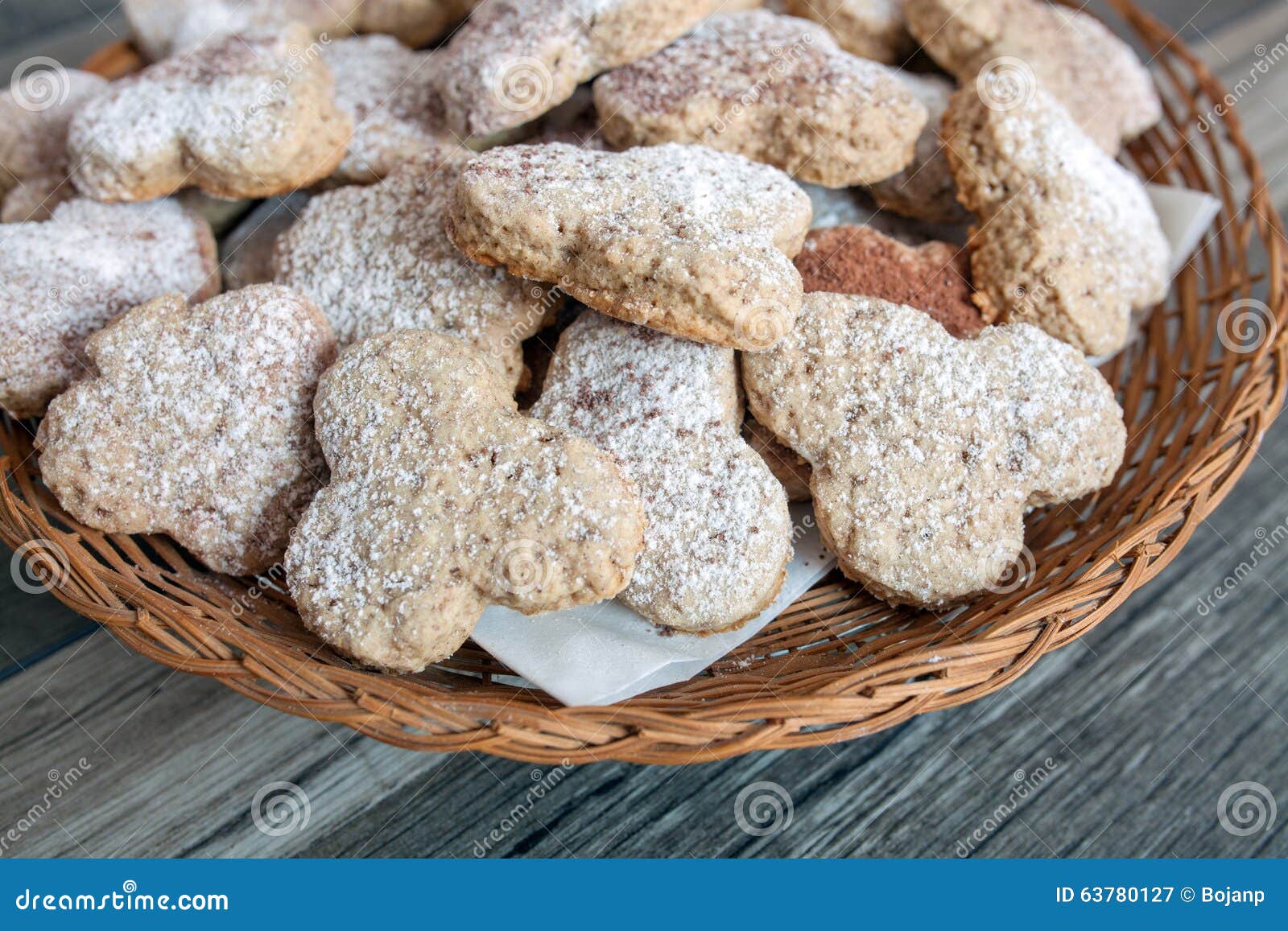 Eigengemaakte Gemberkoekjes Stock Afbeelding - Image of peperkoek ...