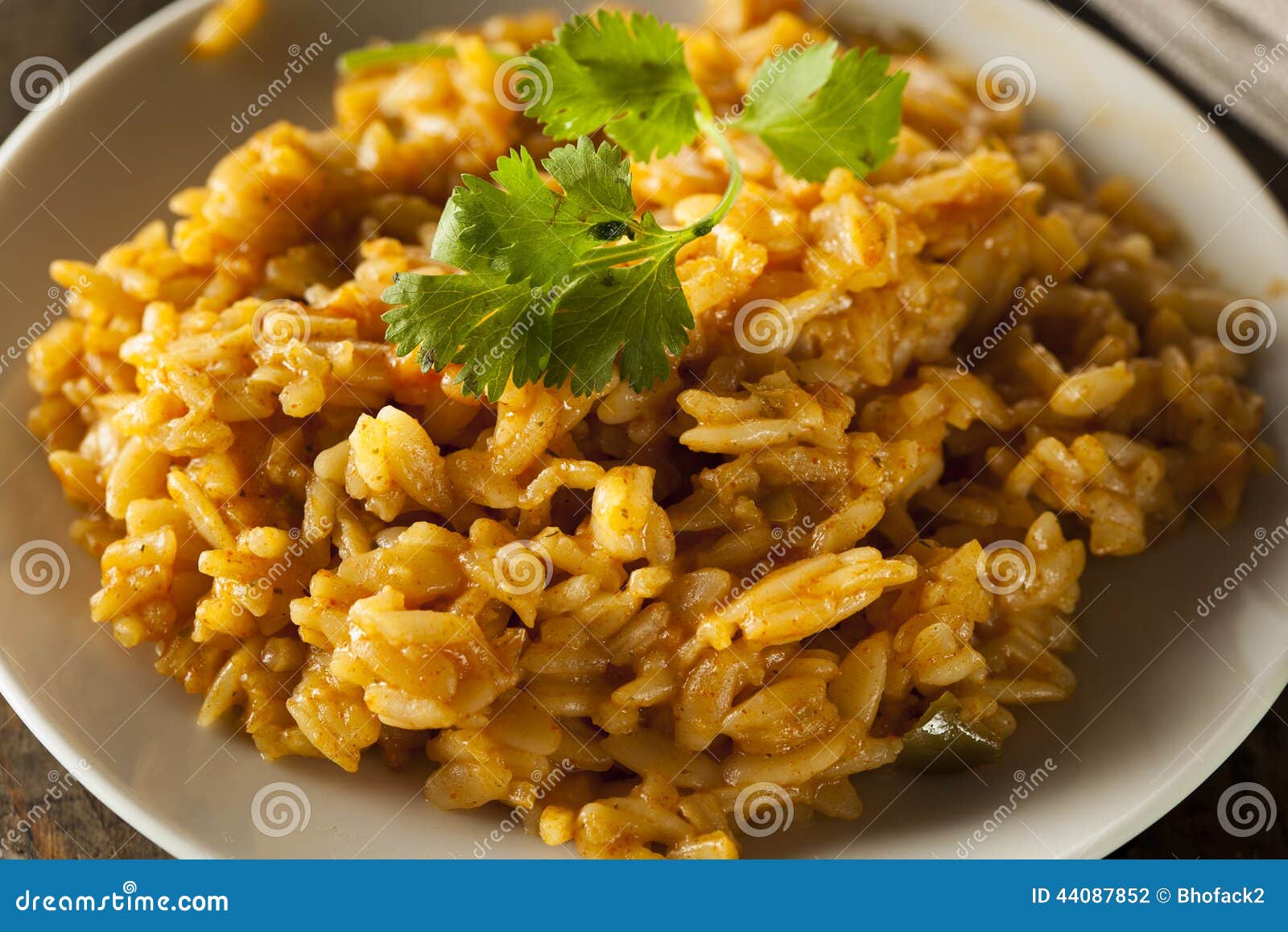 Eigengemaakte Kruidige Mexicaanse Rijst Stock Foto - Image of smakelijk ...