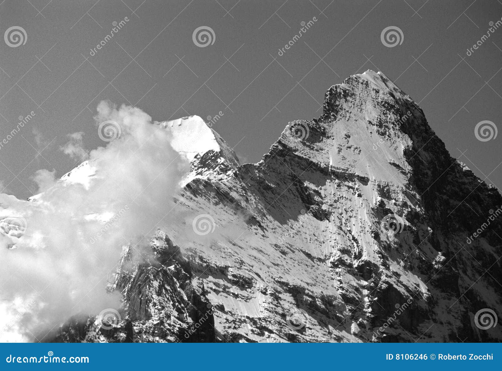 Eiger foto de archivo. Imagen de tapa, suizo, pared, historia - 8106246