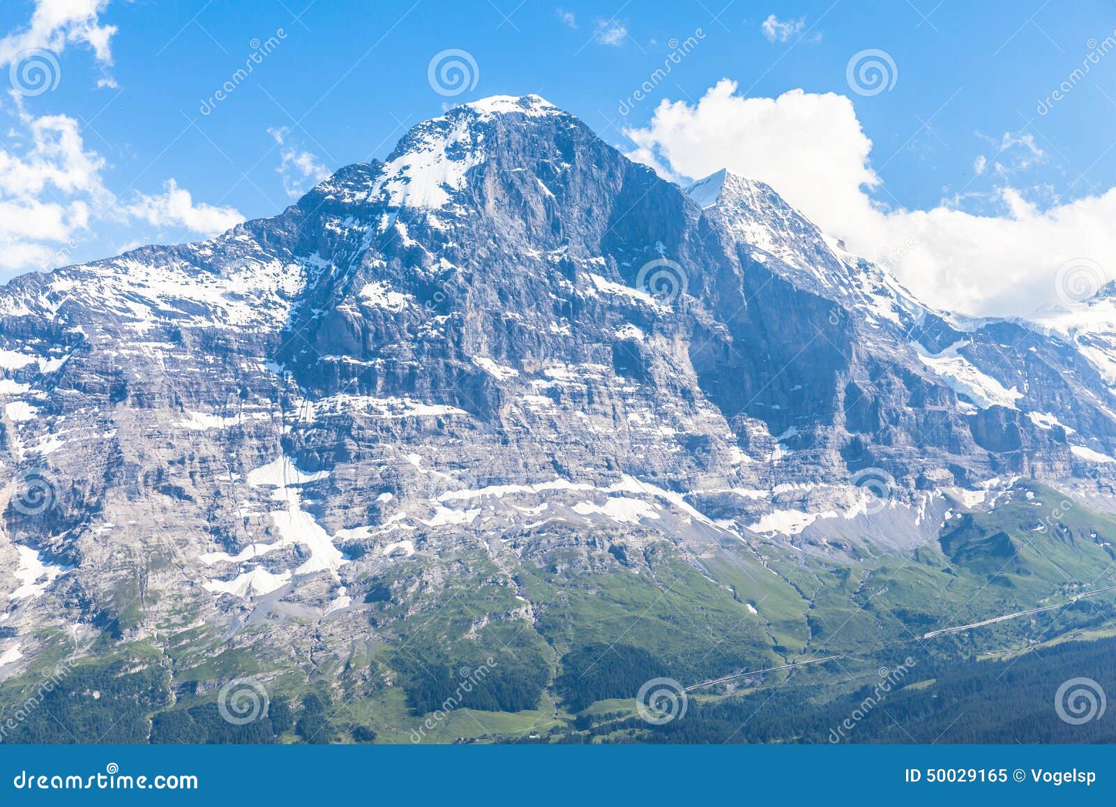 Eiger north face stock image. Image of european, glacier - 50029165