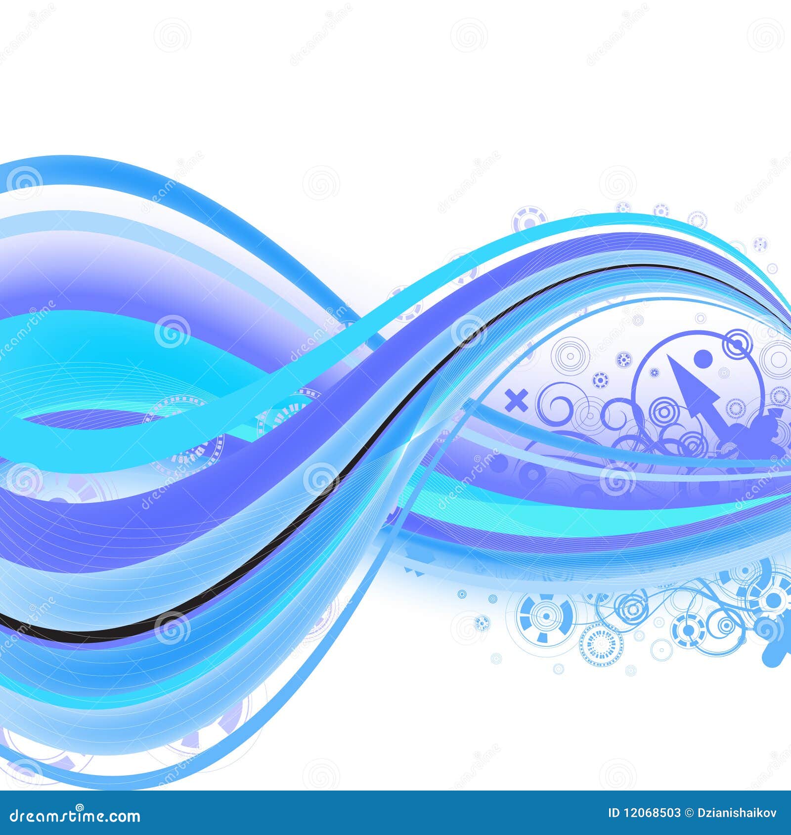 Eight stock vector. Illustration of curves, graphic, fashion - 12068503