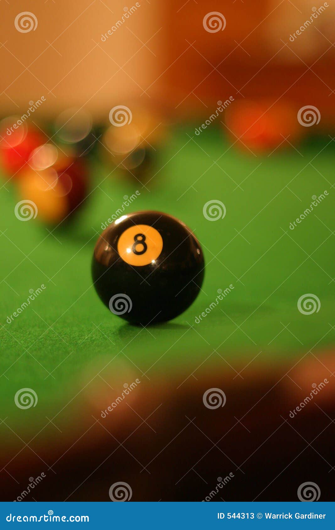 Eight Ball stock image. Image of colour, pool, eight, ball - 544313