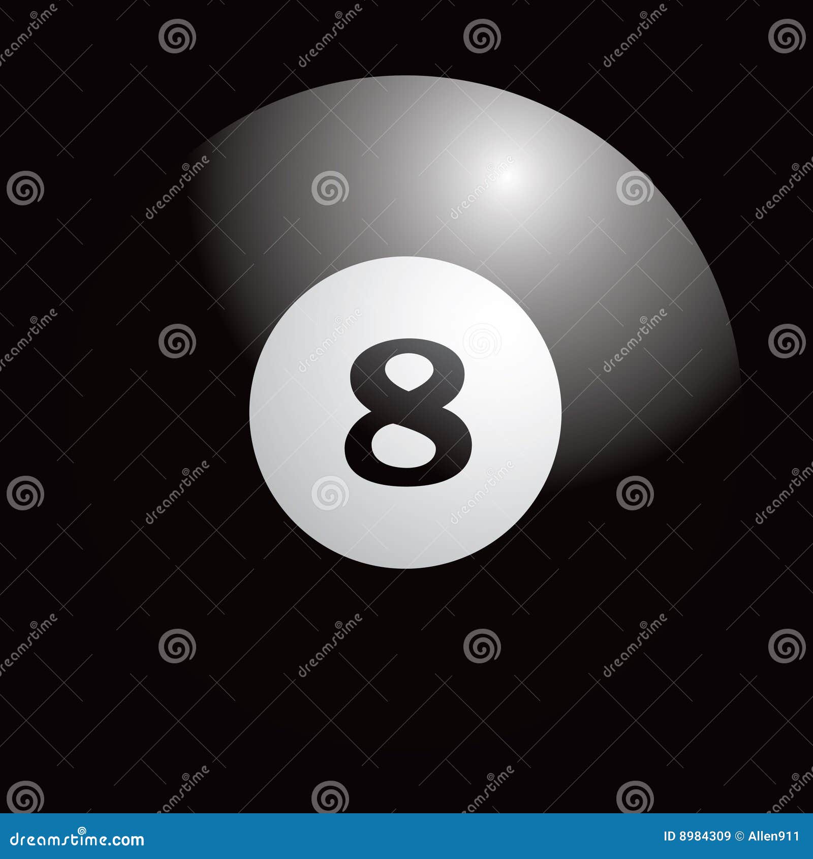 Eight Ball Picture. Image: 8984309