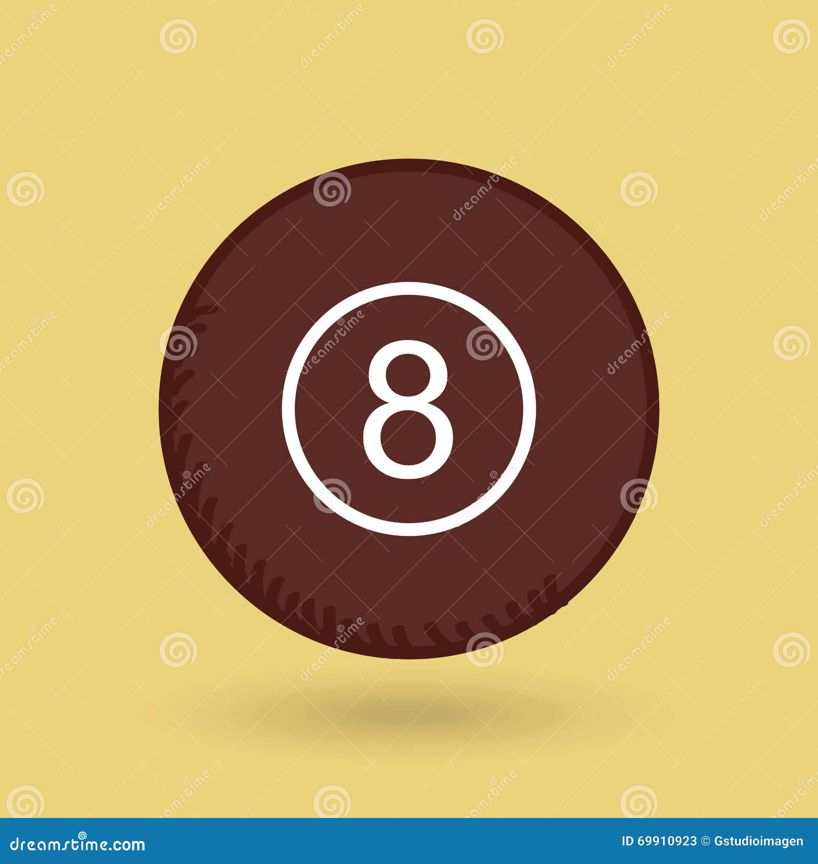Eight ball design stock illustration. Illustration of fortune - 69910923