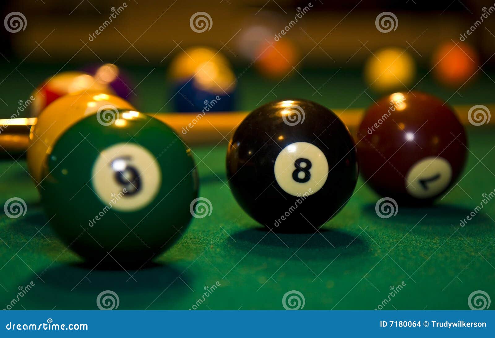 Eight Ball in Pool stock photo. Image of colors, billiards - 7180064