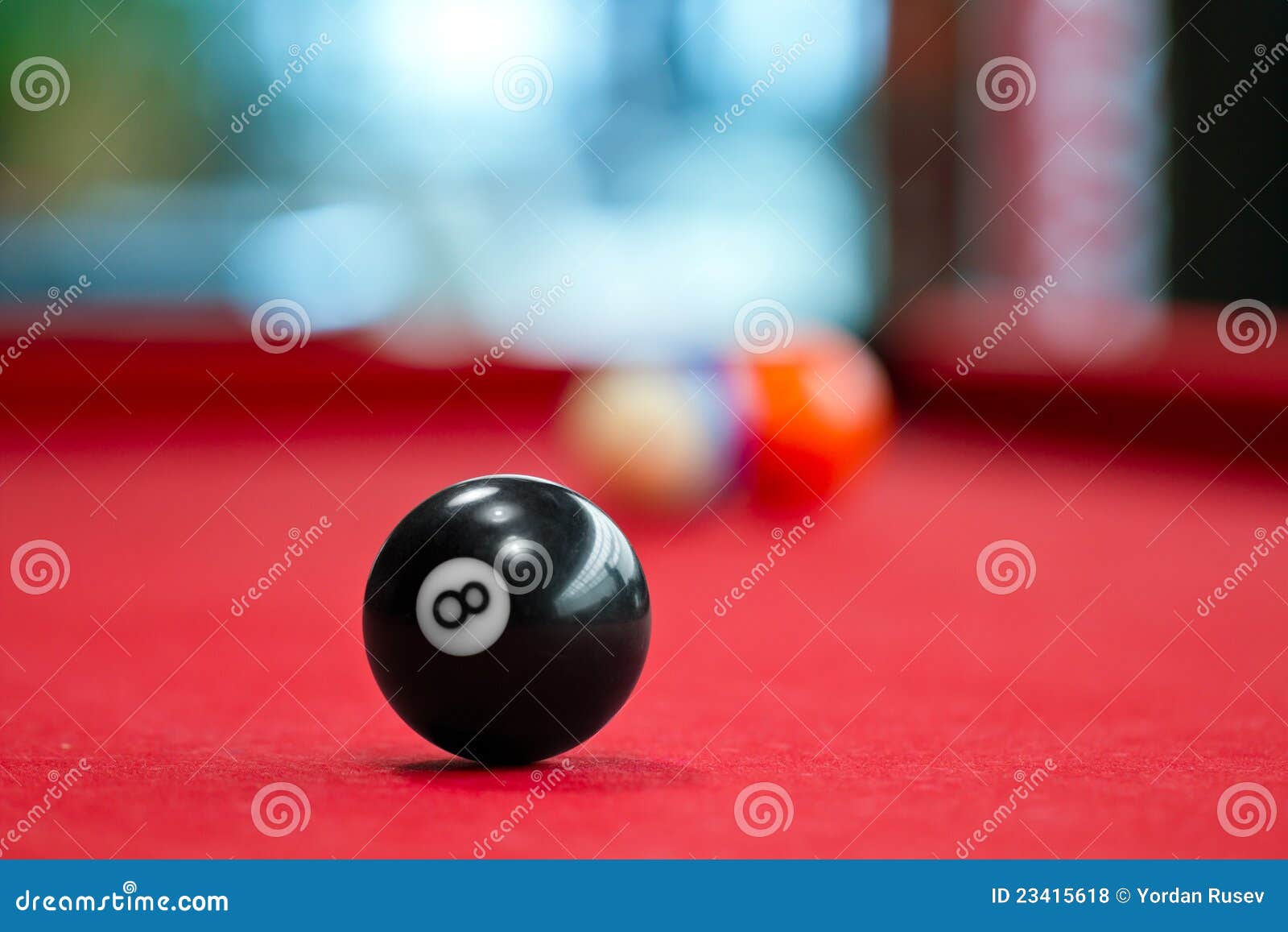 Eight balls billiards stock photo. Image of ball, challenge - 23415618