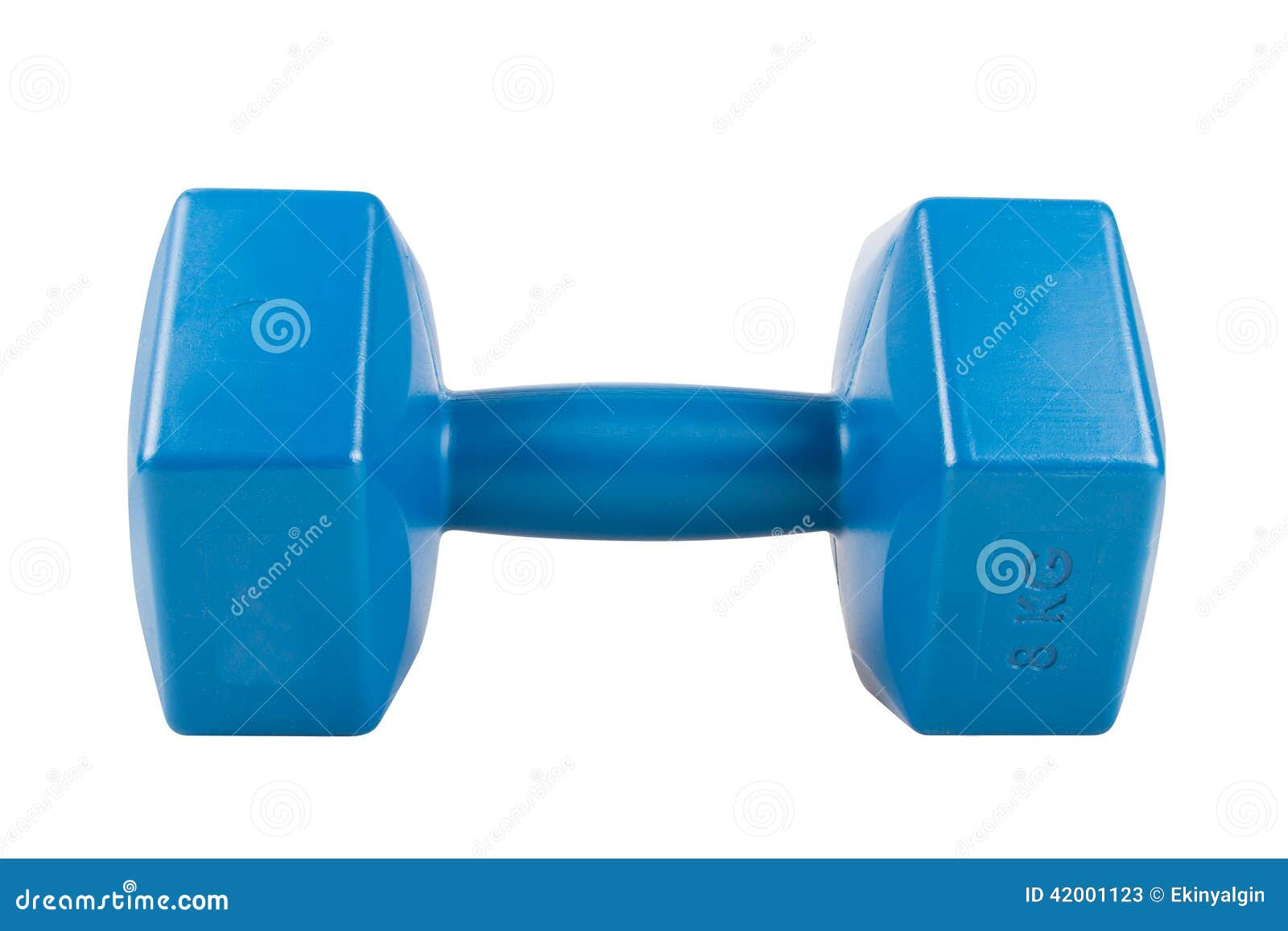 Eight Kilograms Dumbell stock image. Image of industrial - 42001123