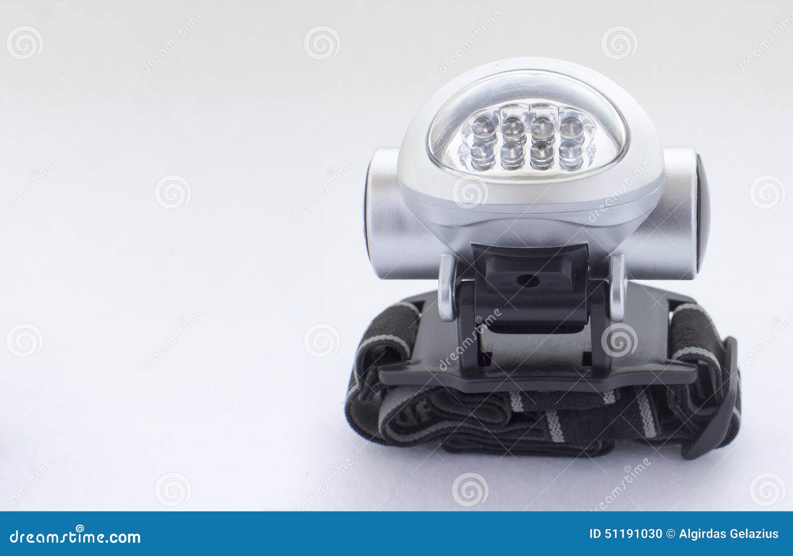 Eight LED Head-mounted Flashlight with a Ribbon Stock Photo - Image of ... Eight LED Head-mounted Flashlight with a Ribbon Stock Photo - Image of ...