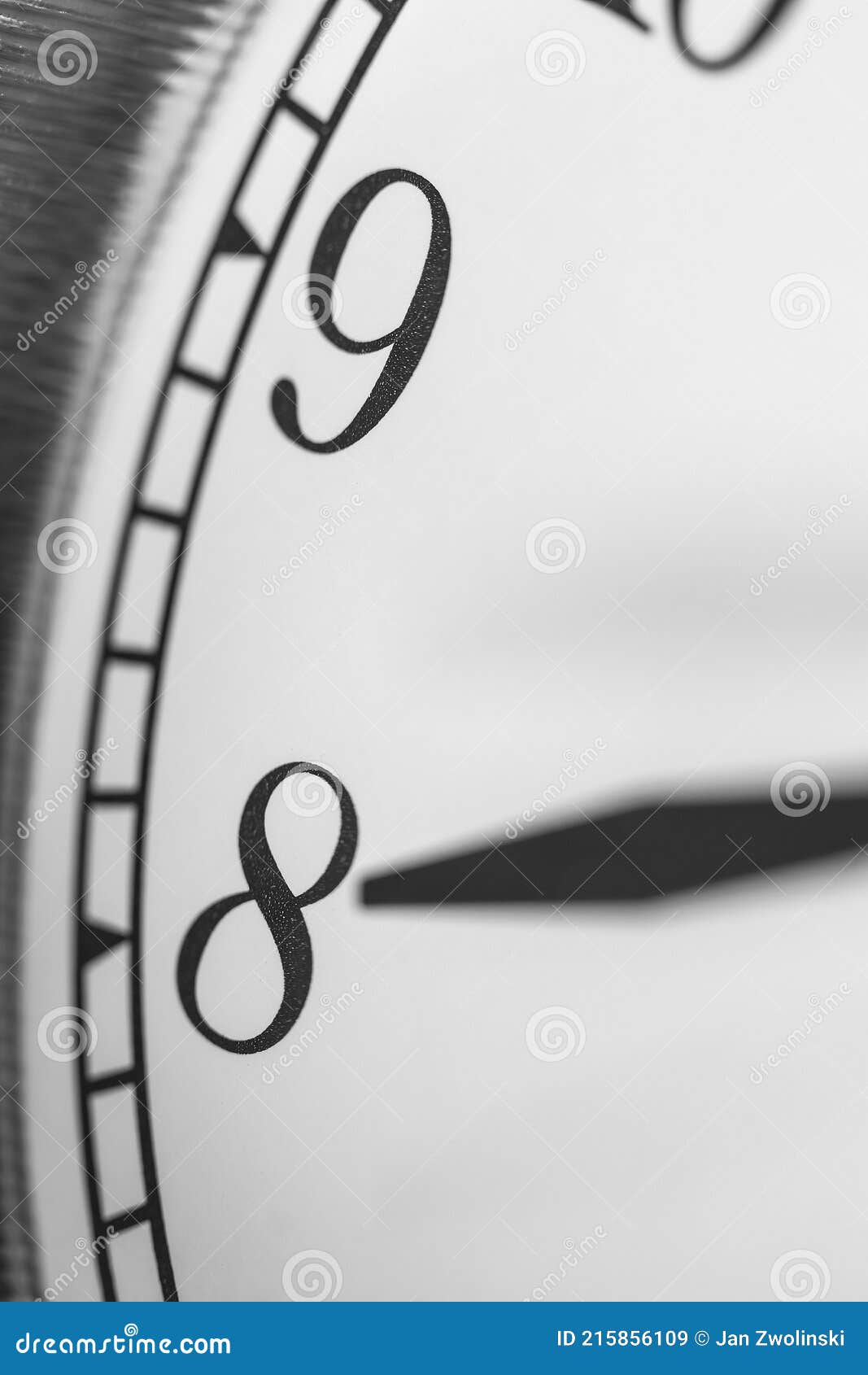 Eight O`clock on Clock Face Stock Image - Image of eight, black: 215856109