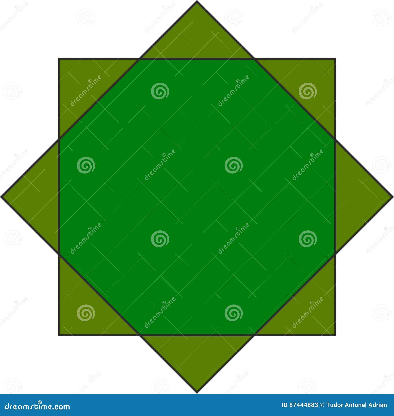 Eight pointed star stock illustration. Illustration of geometry - 87444883