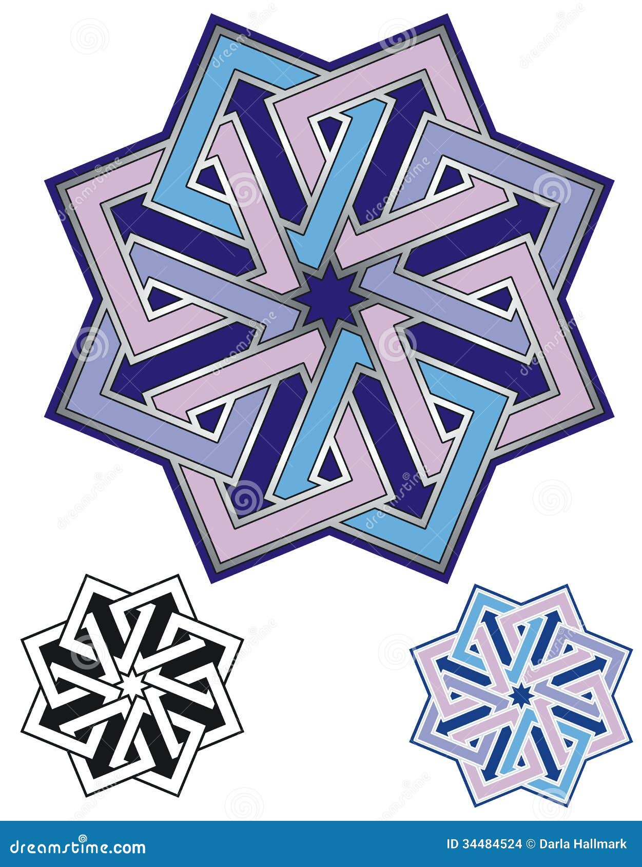 Eight squares emblem stock vector. Illustration of design - 34484524