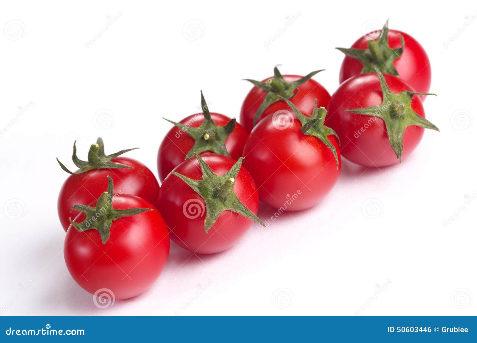 Eight tomato cherry stock photo. Image of leafs, closeup - 50603446