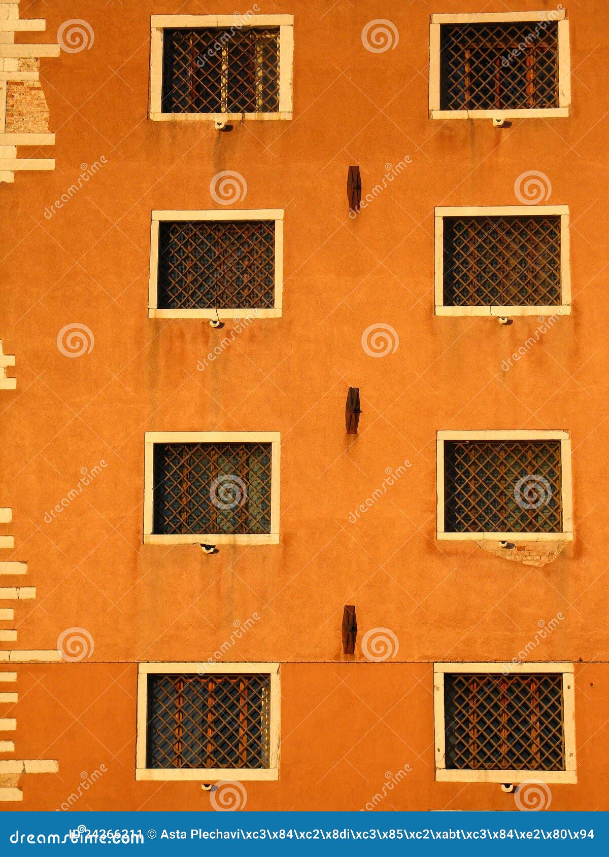 Eight windows in Venice stock image. Image of italy, apartment - 24266211