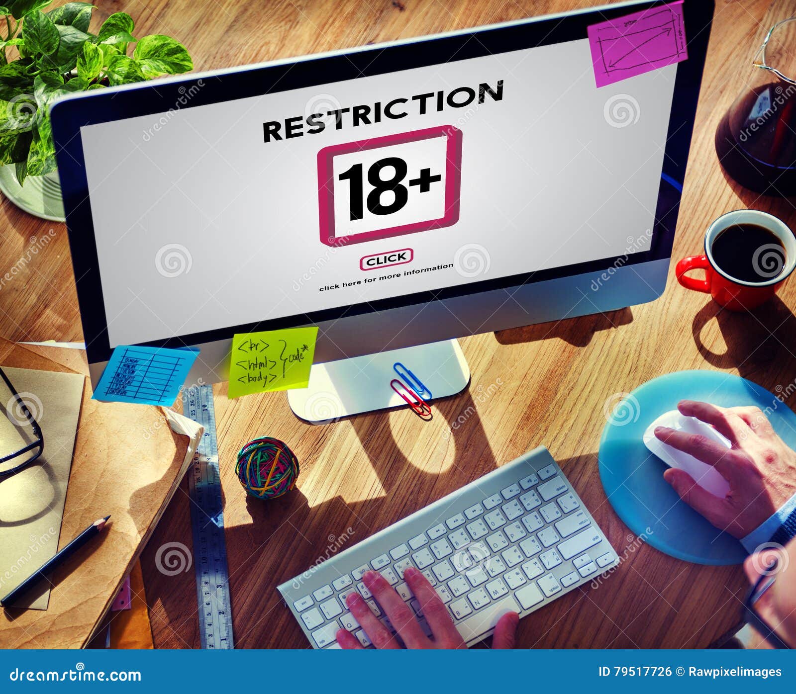 Eighteen Plus Adult Explicit Content Warning Stock Photo - Image of ...