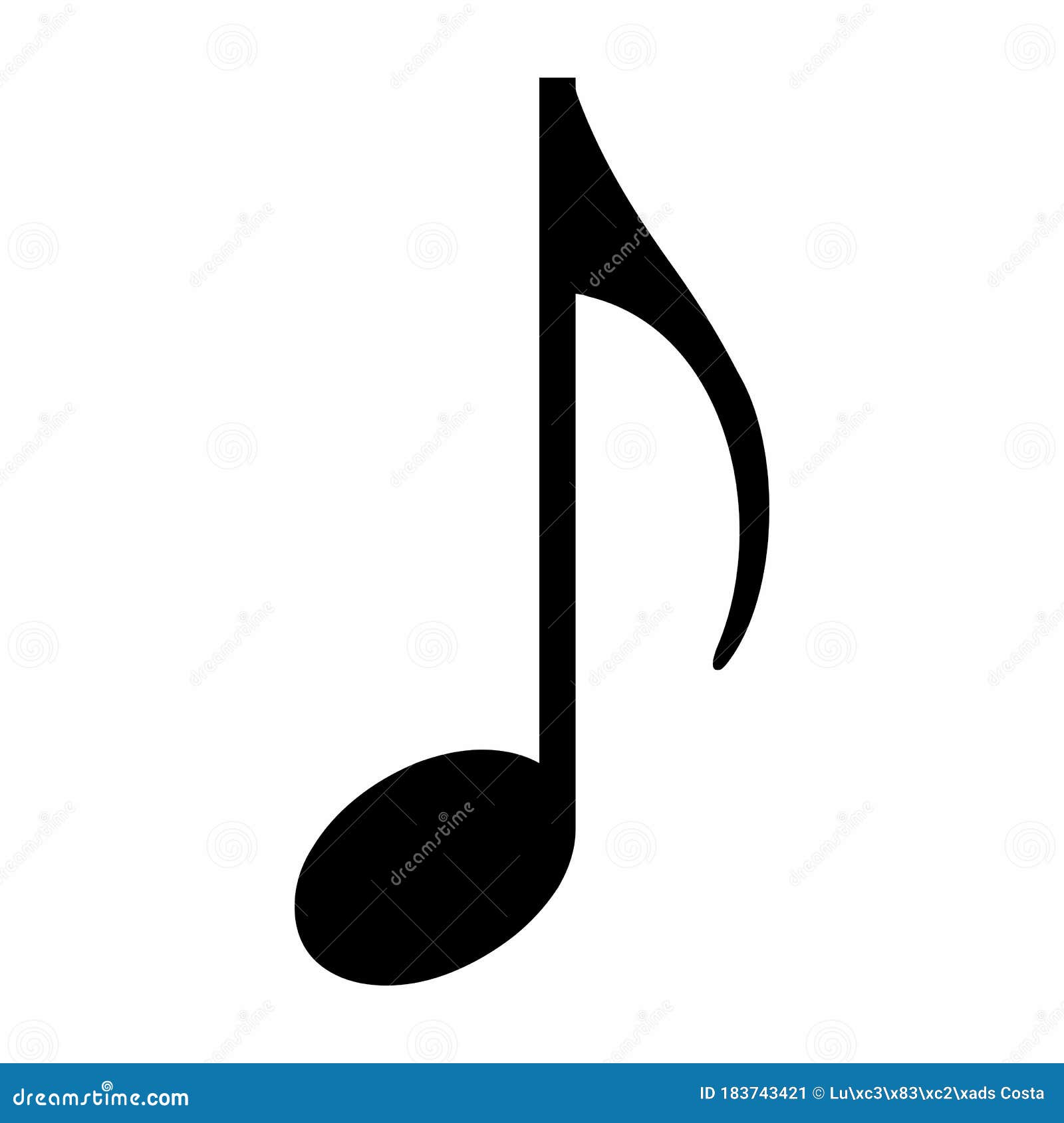 Eighth Note Royalty-Free Stock Image | CartoonDealer.com #2566504