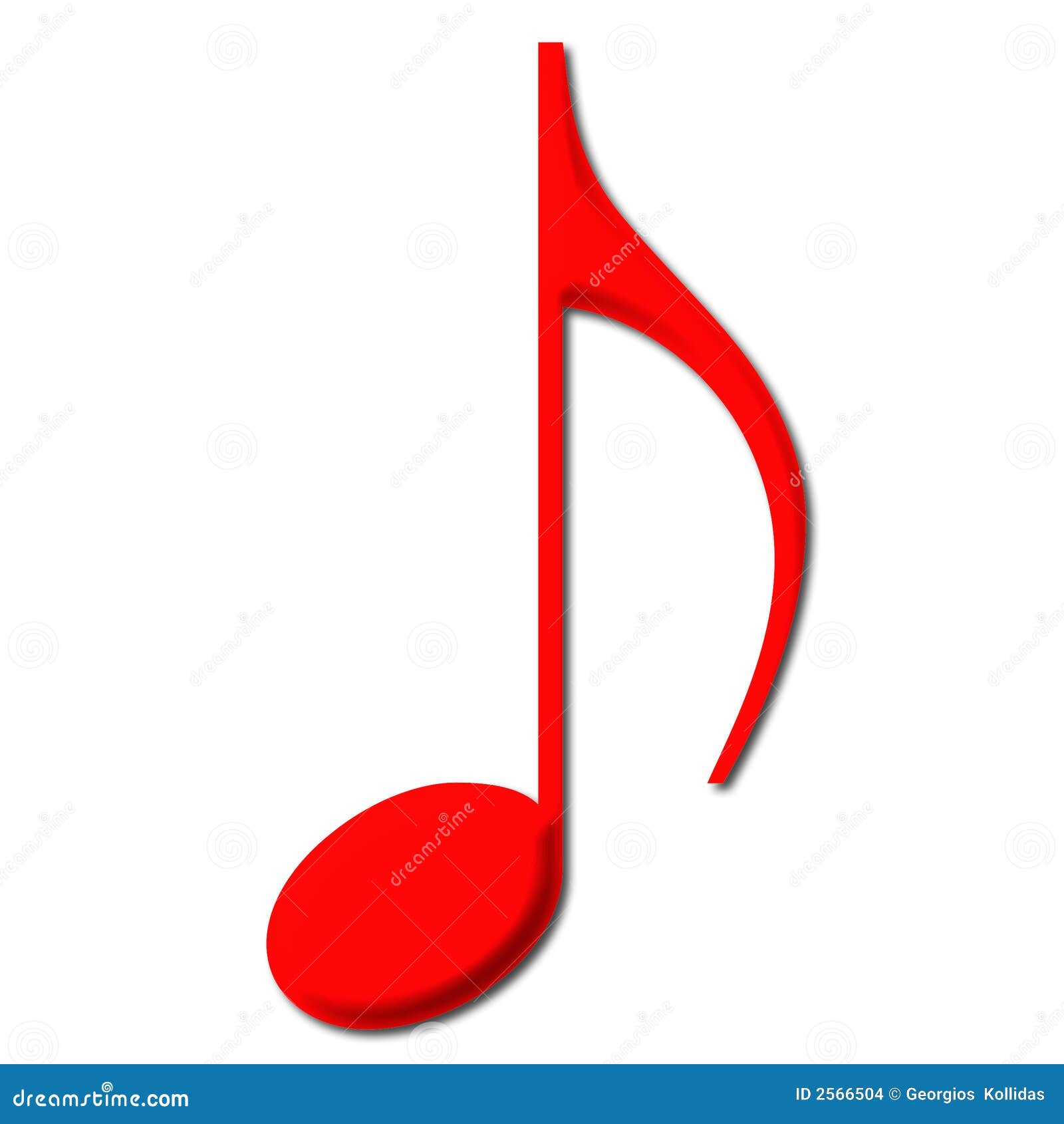 Eighth Note Stock Images - Image: 2566504