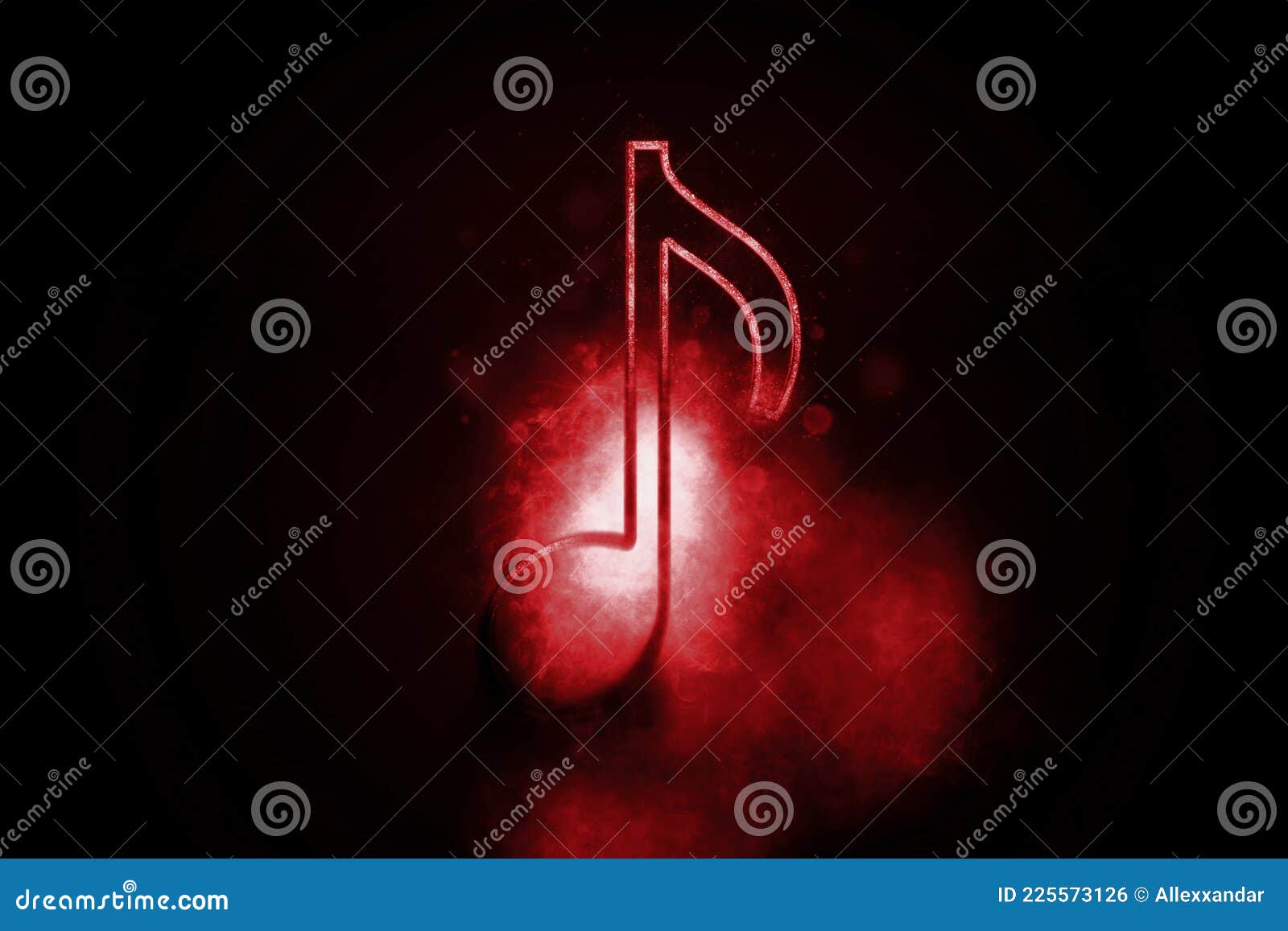 Eighth Note Symbol, Music Background Stock Photo - Image of classical ...