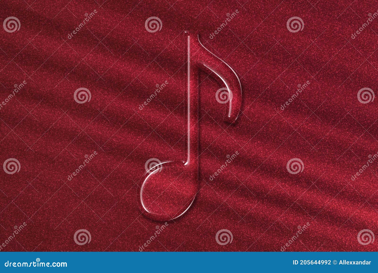 Eighth Note Symbol, Music Background Stock Photo - Image of element ...