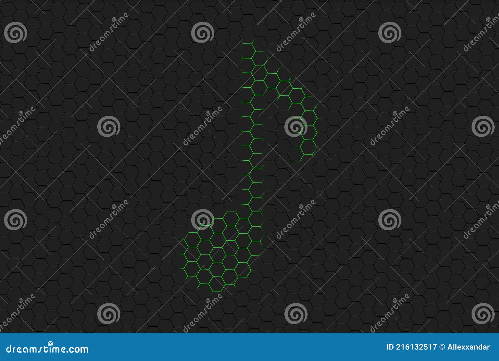 Eighth Note Symbol, Music Background Stock Illustration - Illustration ...