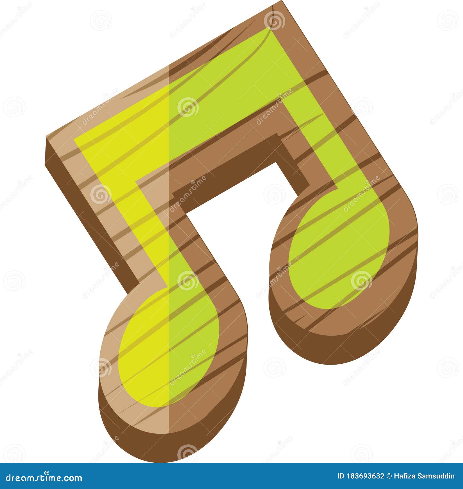 Eighth Notes Song Melody. Black And White Silhouette Of Musical Notes ...