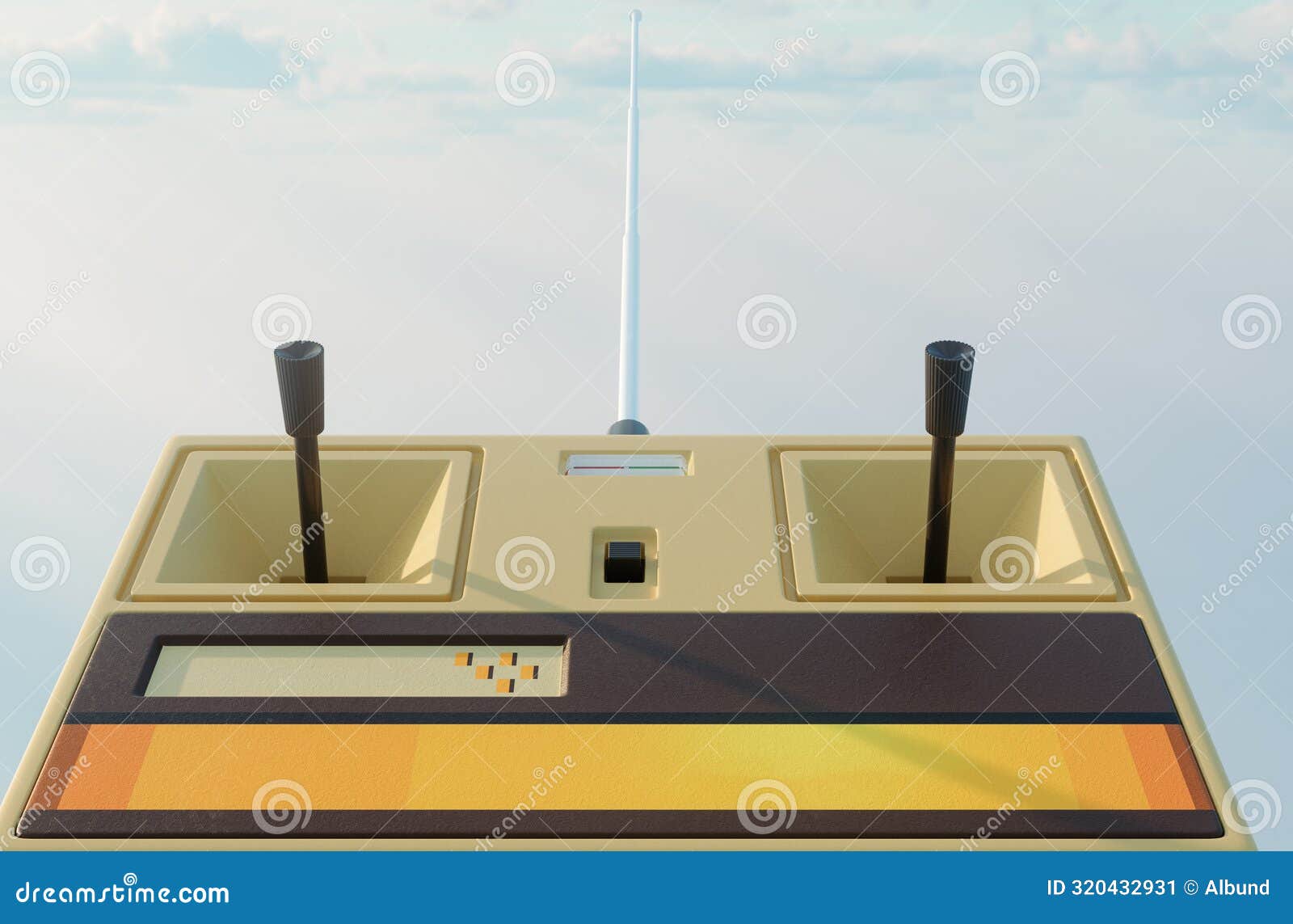 Eighties Retro Remote Control Stock Illustration - Illustration of ...