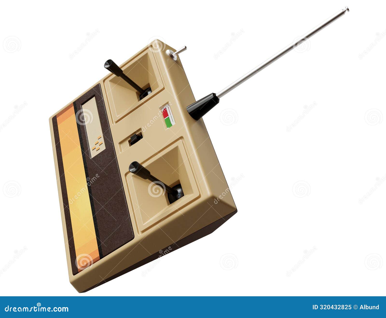 Eighties Retro Remote Control Stock Illustration - Illustration of ...