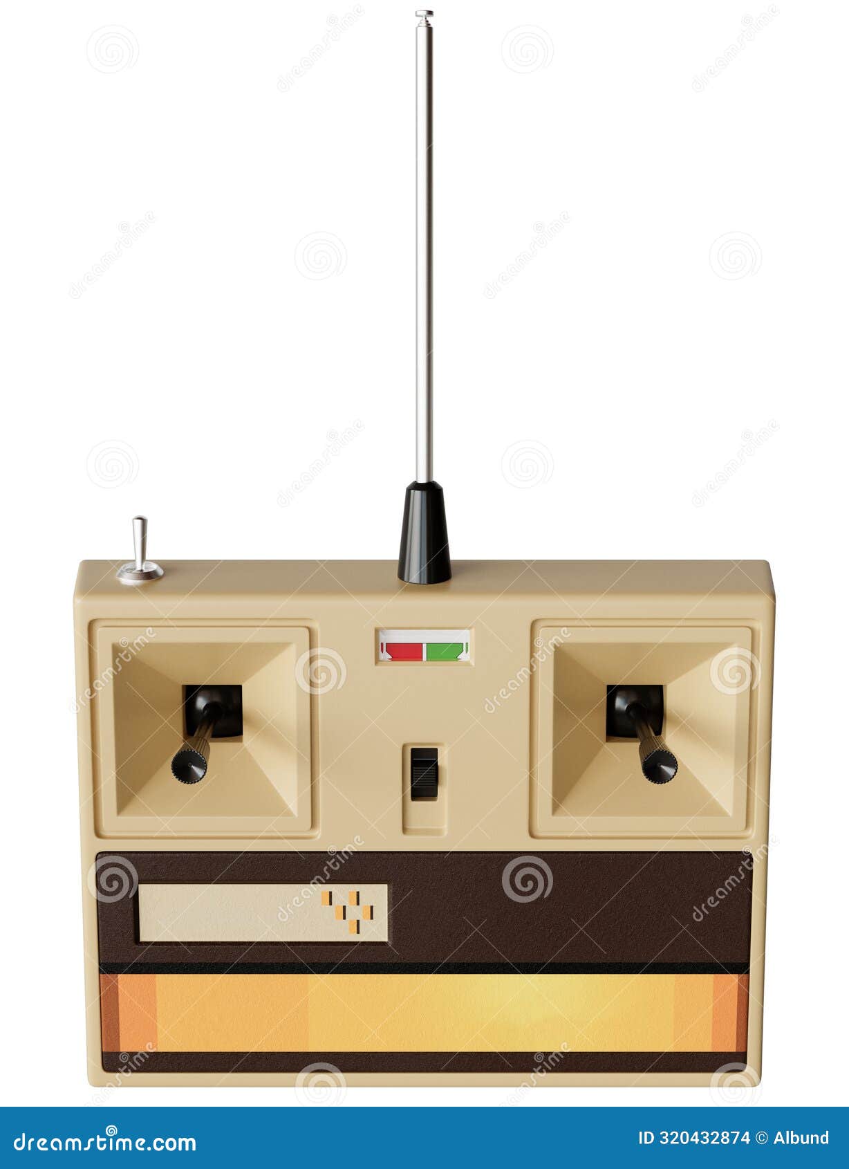 Eighties Retro Remote Control Stock Illustration - Illustration of ...