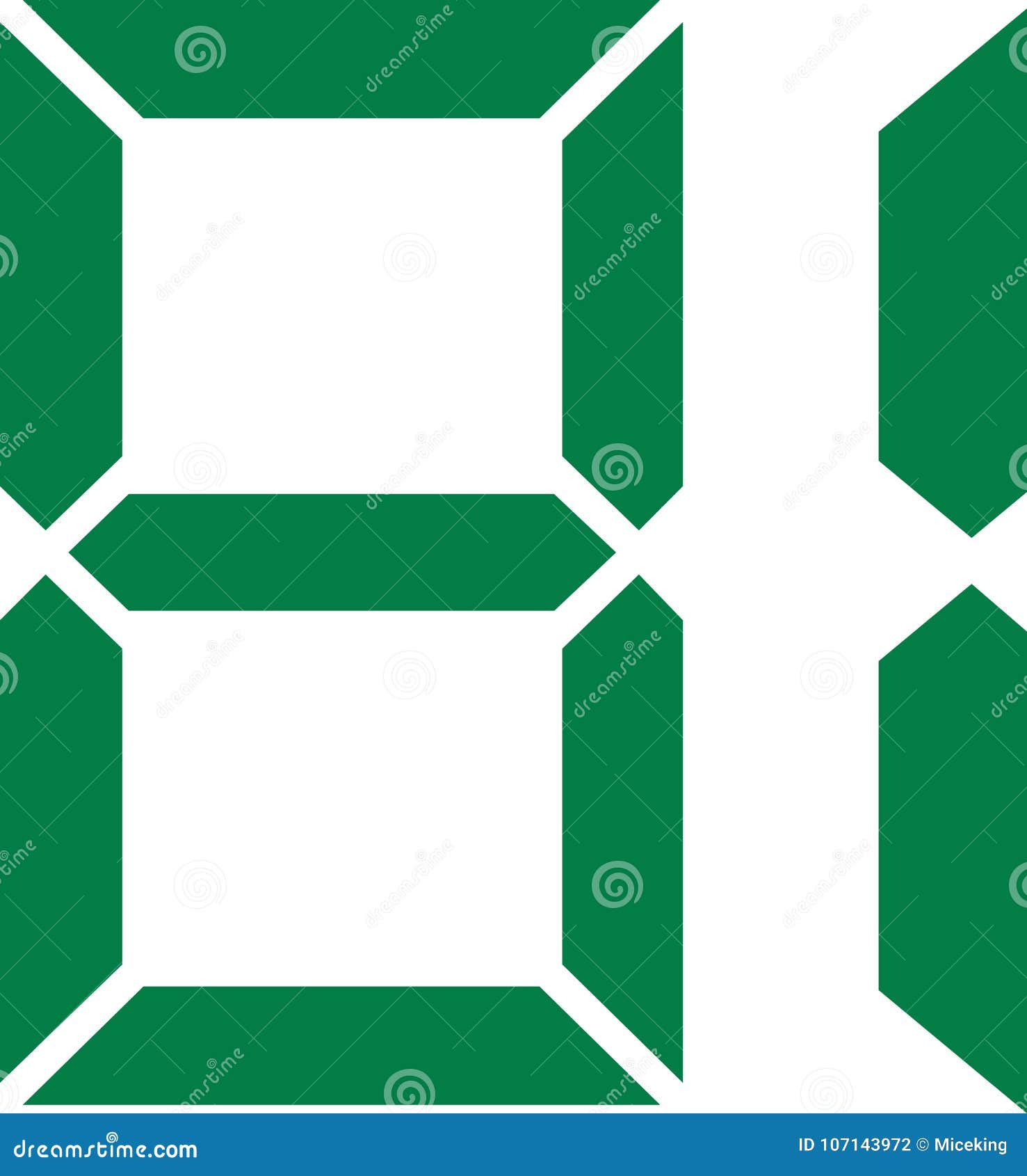 Eighty-One Digital Number 81 Stock Vector - Illustration of font ...