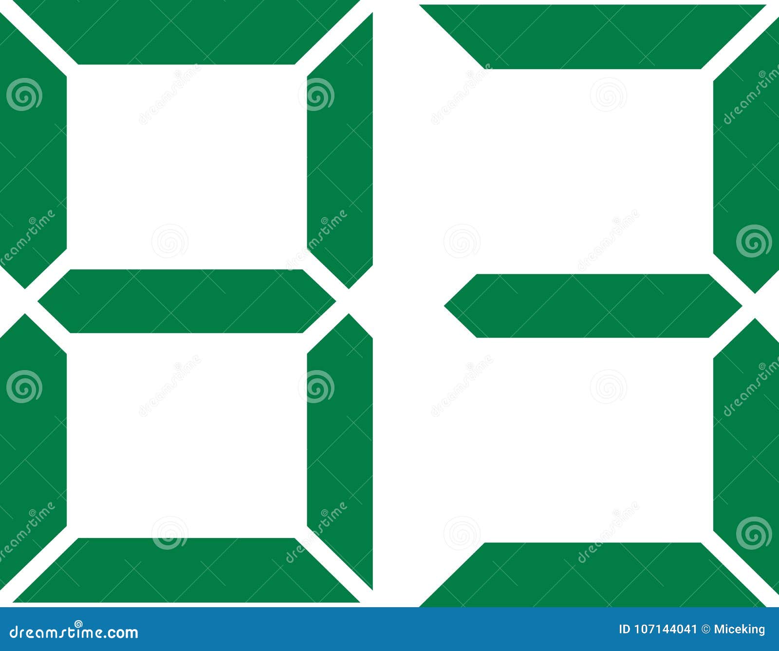 Eighty-three Digital Number 83 Stock Vector - Illustration of icon ...