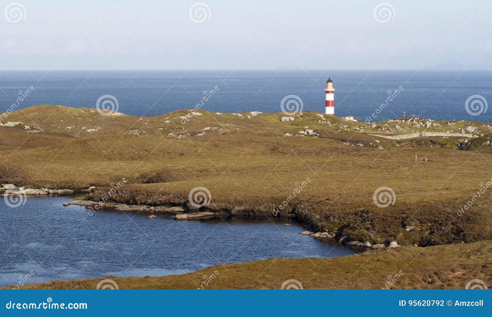 Eilean Glas Lighthouse stock photo. Image of scalpay - 95620792