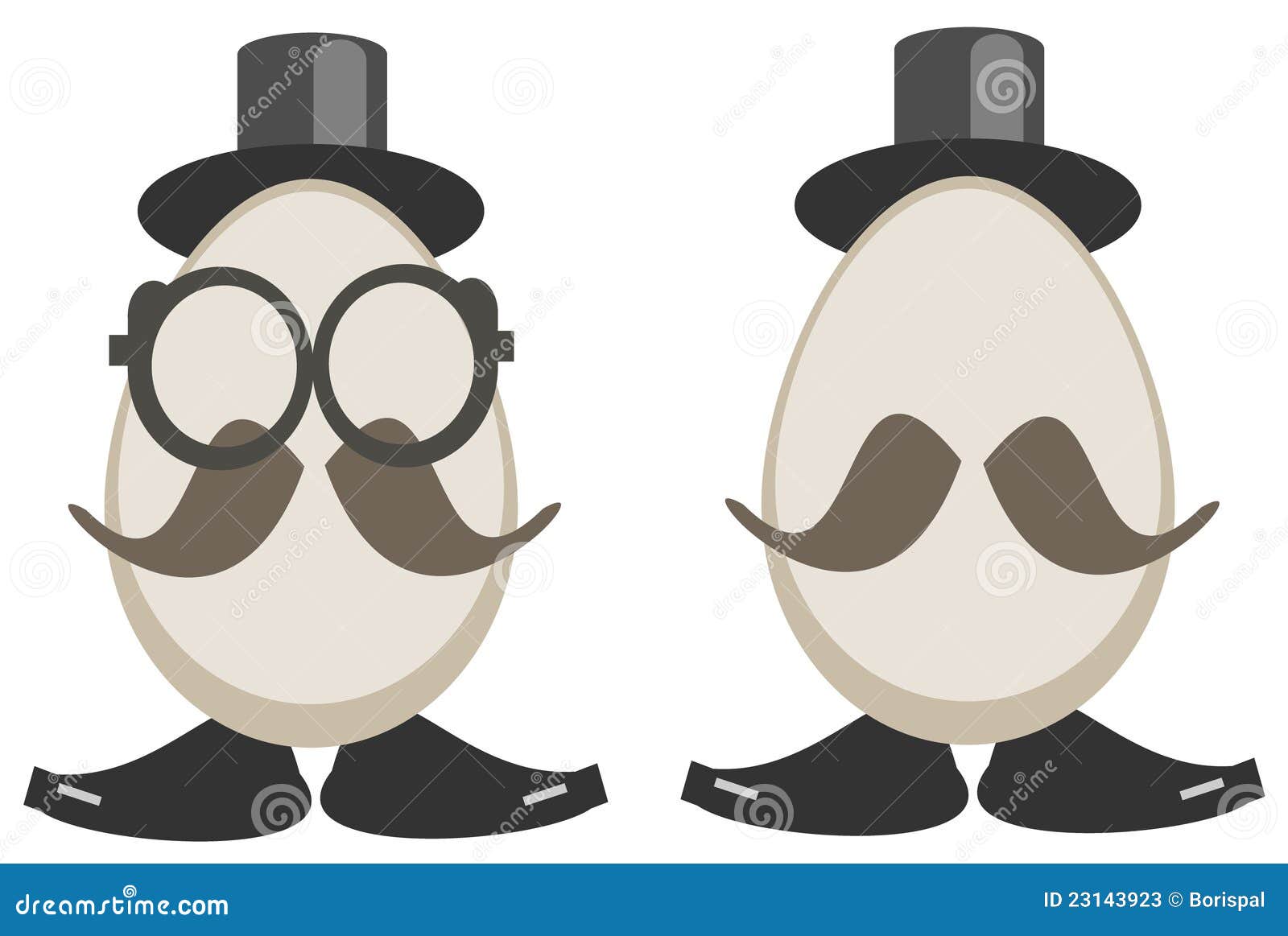 Ein Ei ist in einem Hut vektor abbildung. Illustration von kunst - 23143923