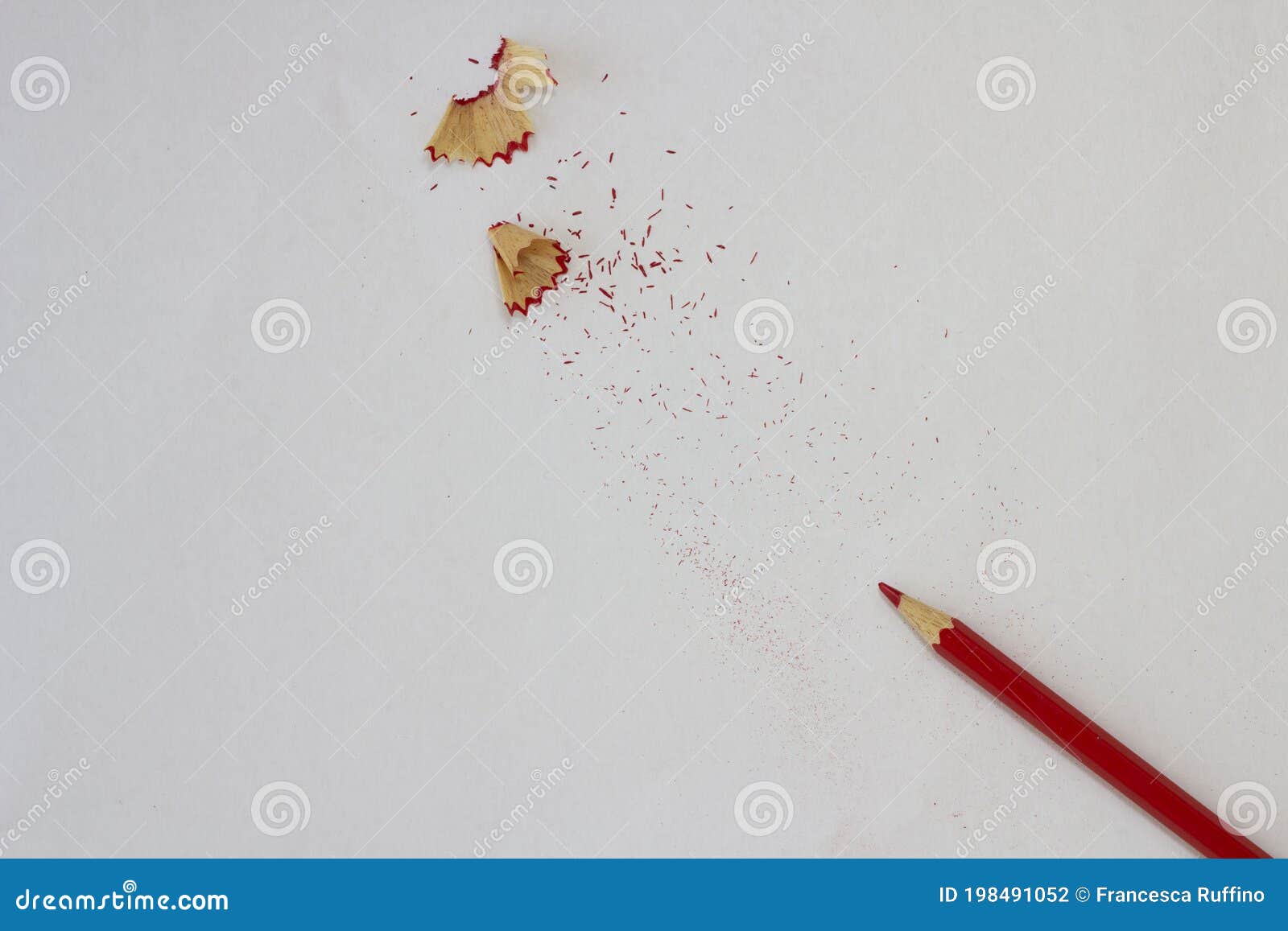 Ein Einfaches Bild Mit Einem Roten Stift. Stockfoto - Bild von ...