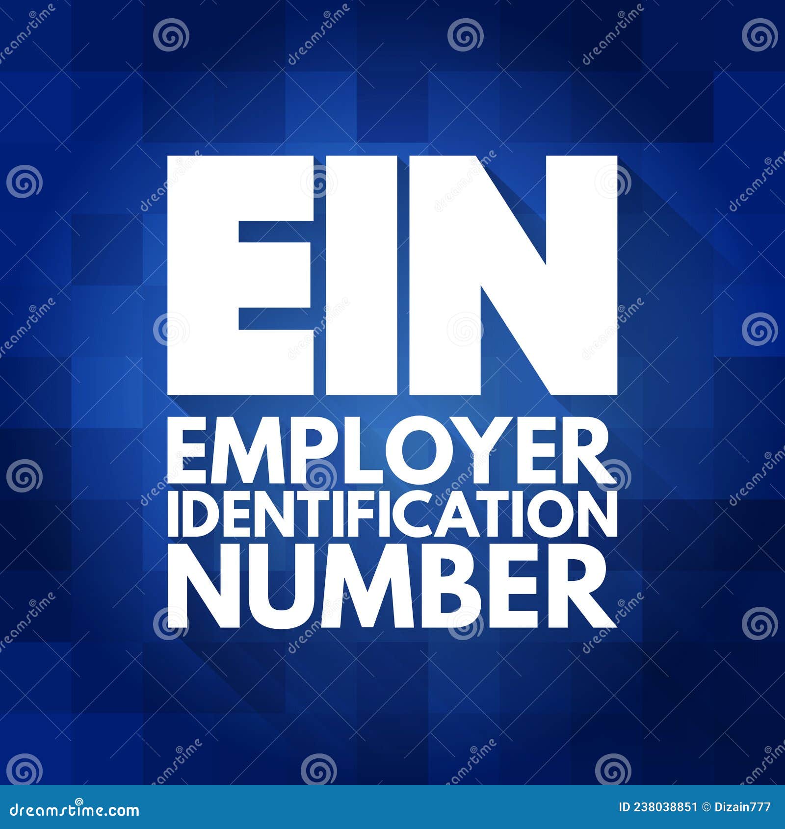 EIN - Employer Identification Number Acronym, Concept Background ... EIN - Employer Identification Number Acronym, Concept Background ...