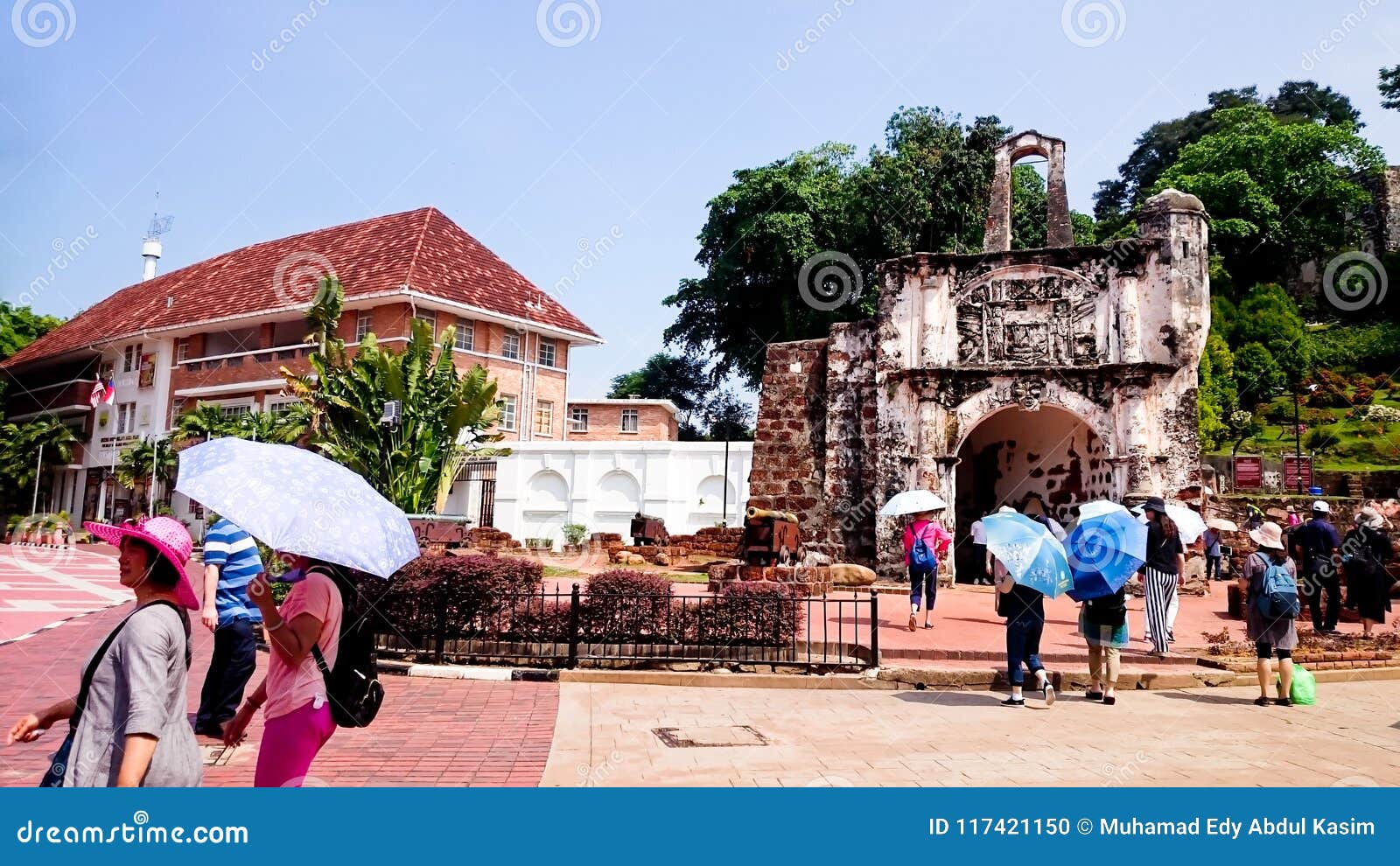 Ein Famosa Malakka redaktionelles bild. Bild von ruine - 117421150